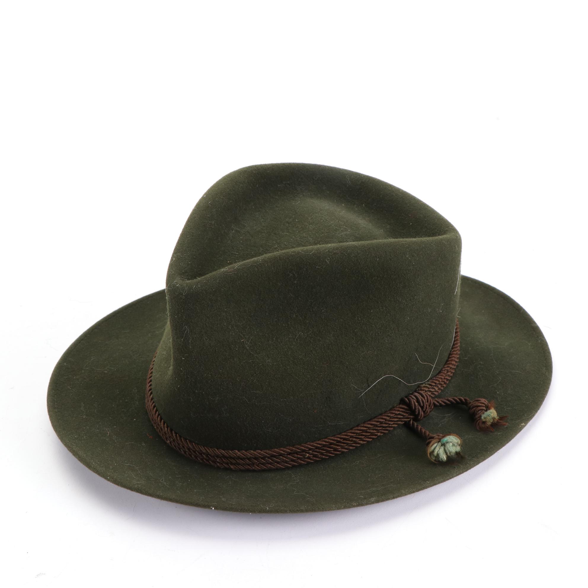 Fritz Trachten Hat with Other Woven Hat | EBTH