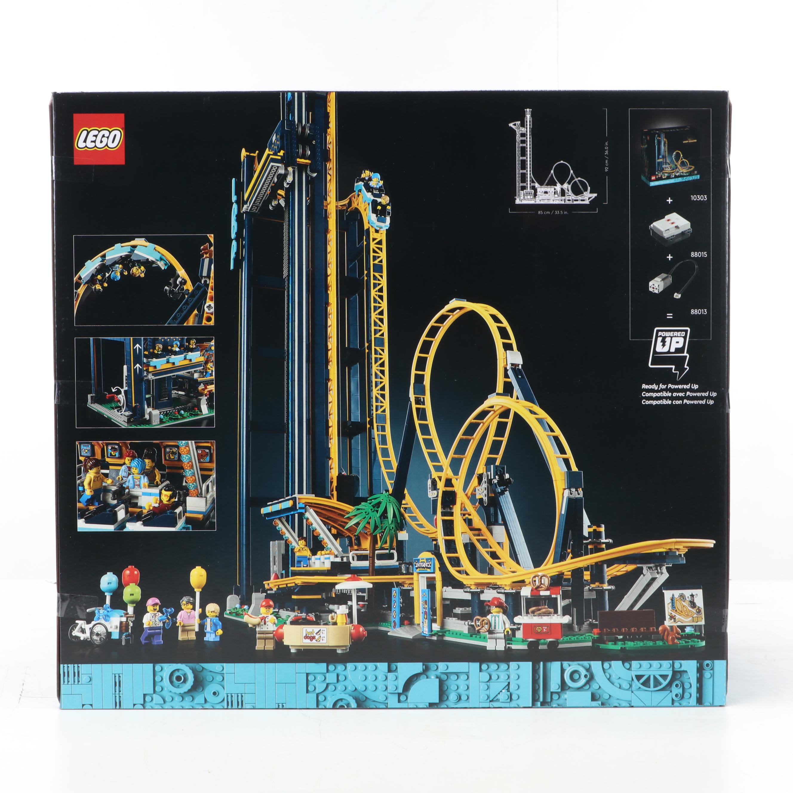 LEGO Fairground Collection Loop Coaster Building Set With Accessories ...