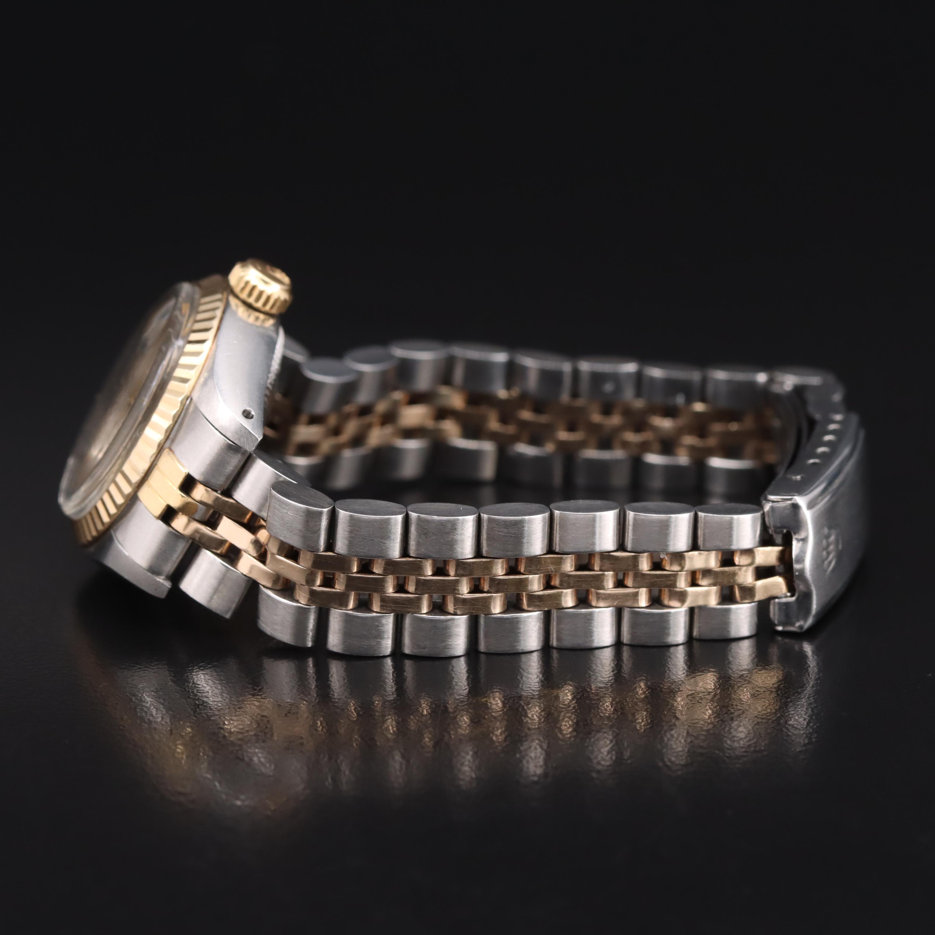 1981 Rolex Oyster Perpetual Date 18K and Stainless Steel Wristwatch | EBTH