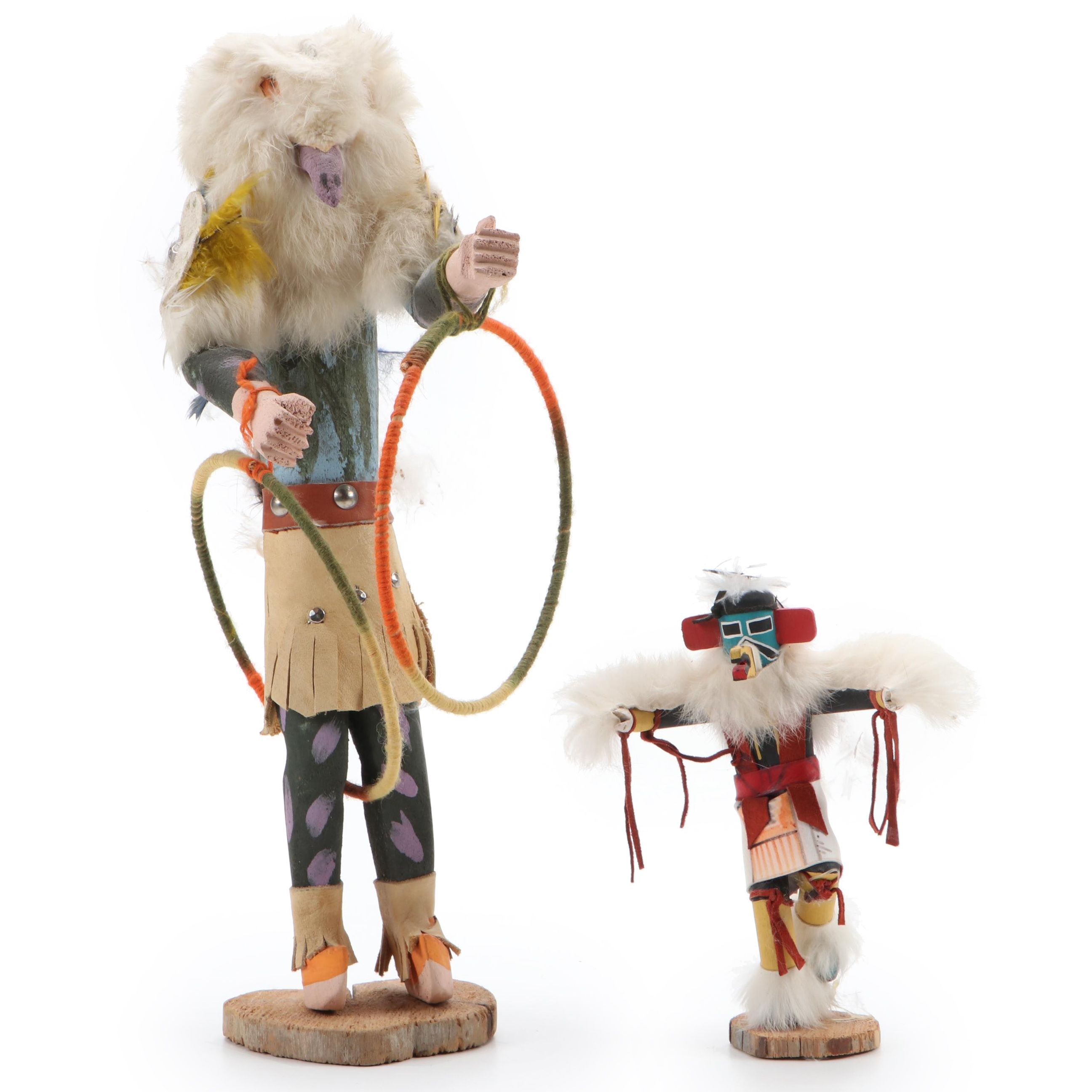 Signed "Coyote Dancer" and Other Hopi Kachina Dolls | EBTH