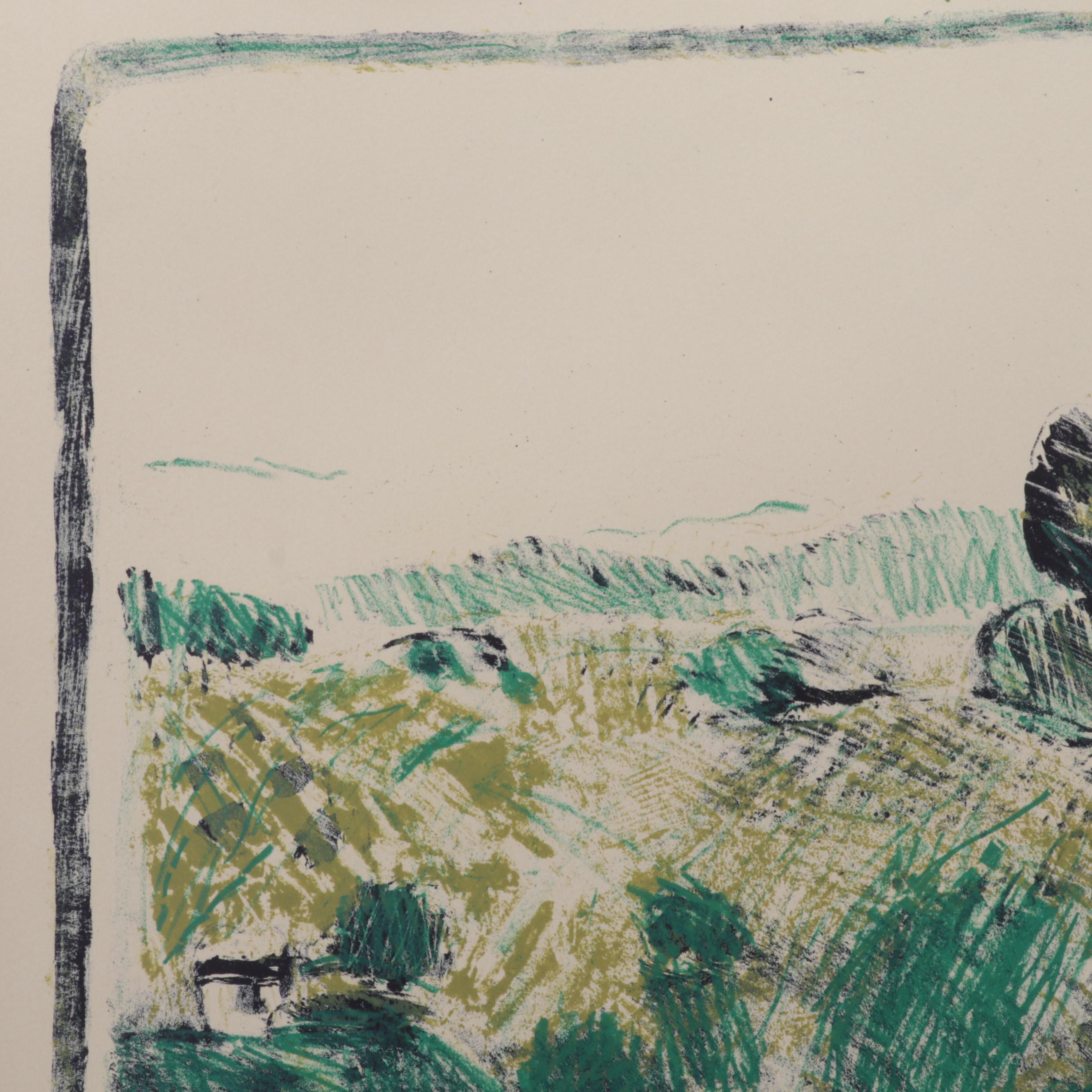 Linda Plotkin Color Lithograph "Early Fall," Circa 1970 | EBTH