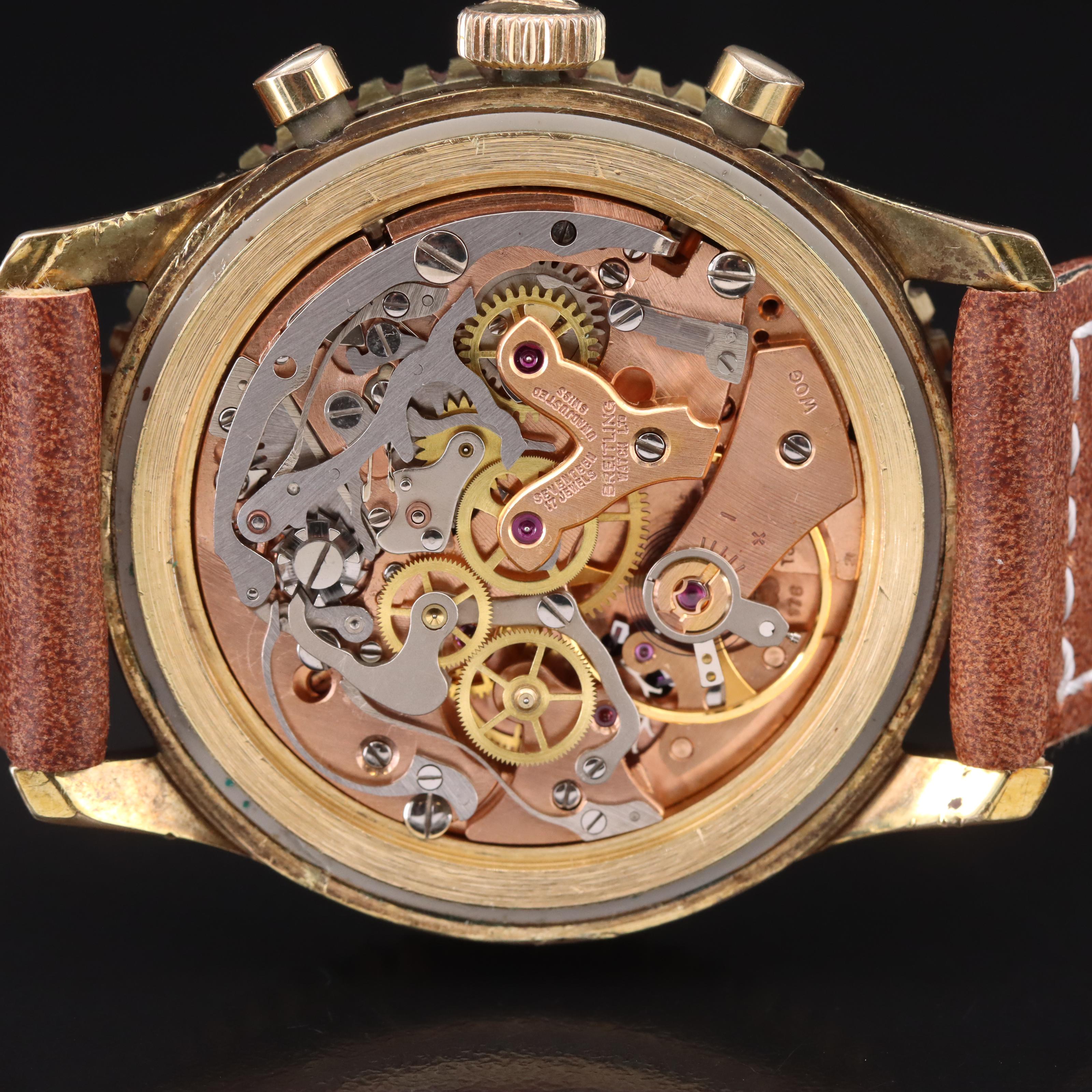 Vintage Breitling Double Plane Logo Navitimer-Cosmonaute Wristwatch | EBTH