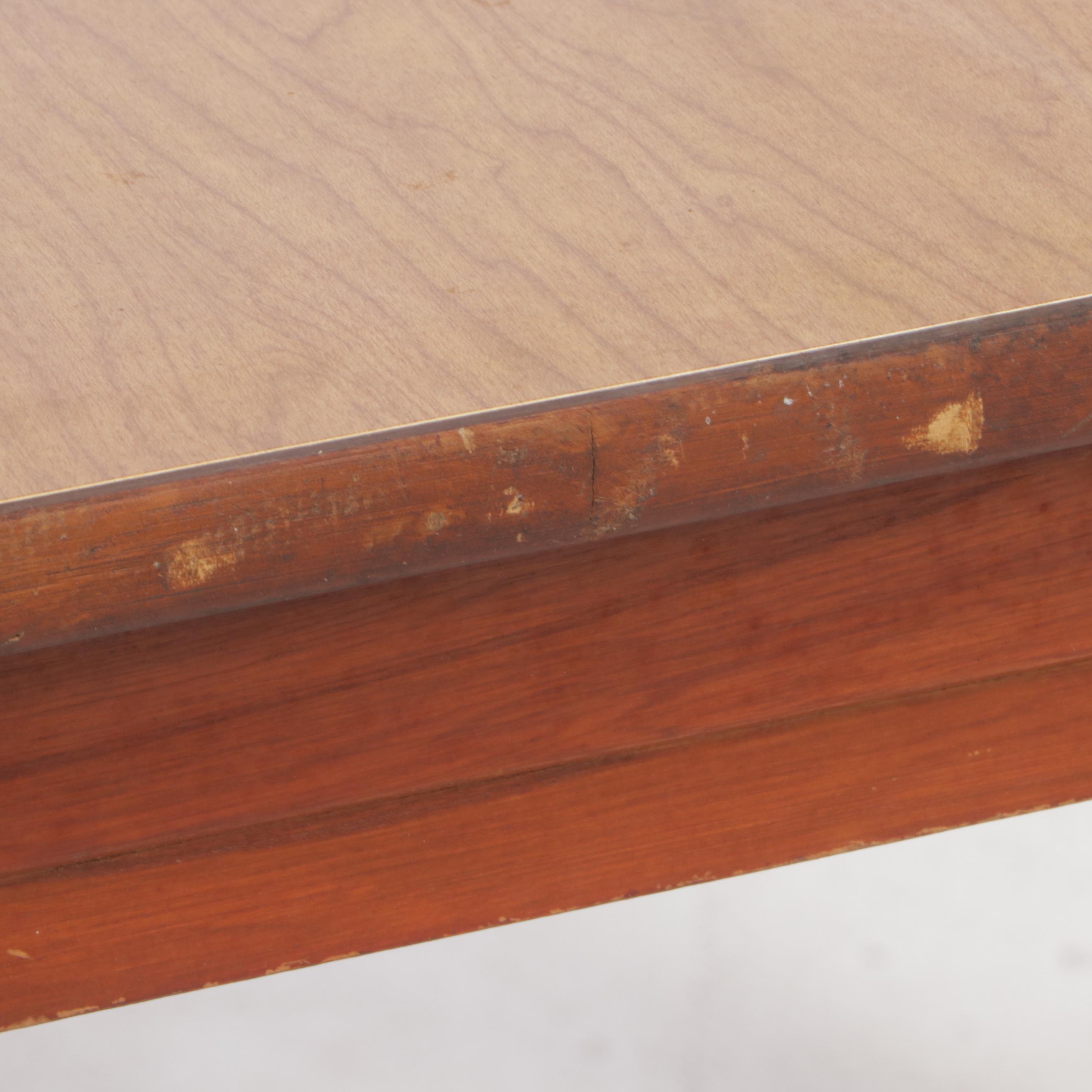 Blonde-Finish Birch and Laminate Top Dining Table, Mid-20th Century | EBTH