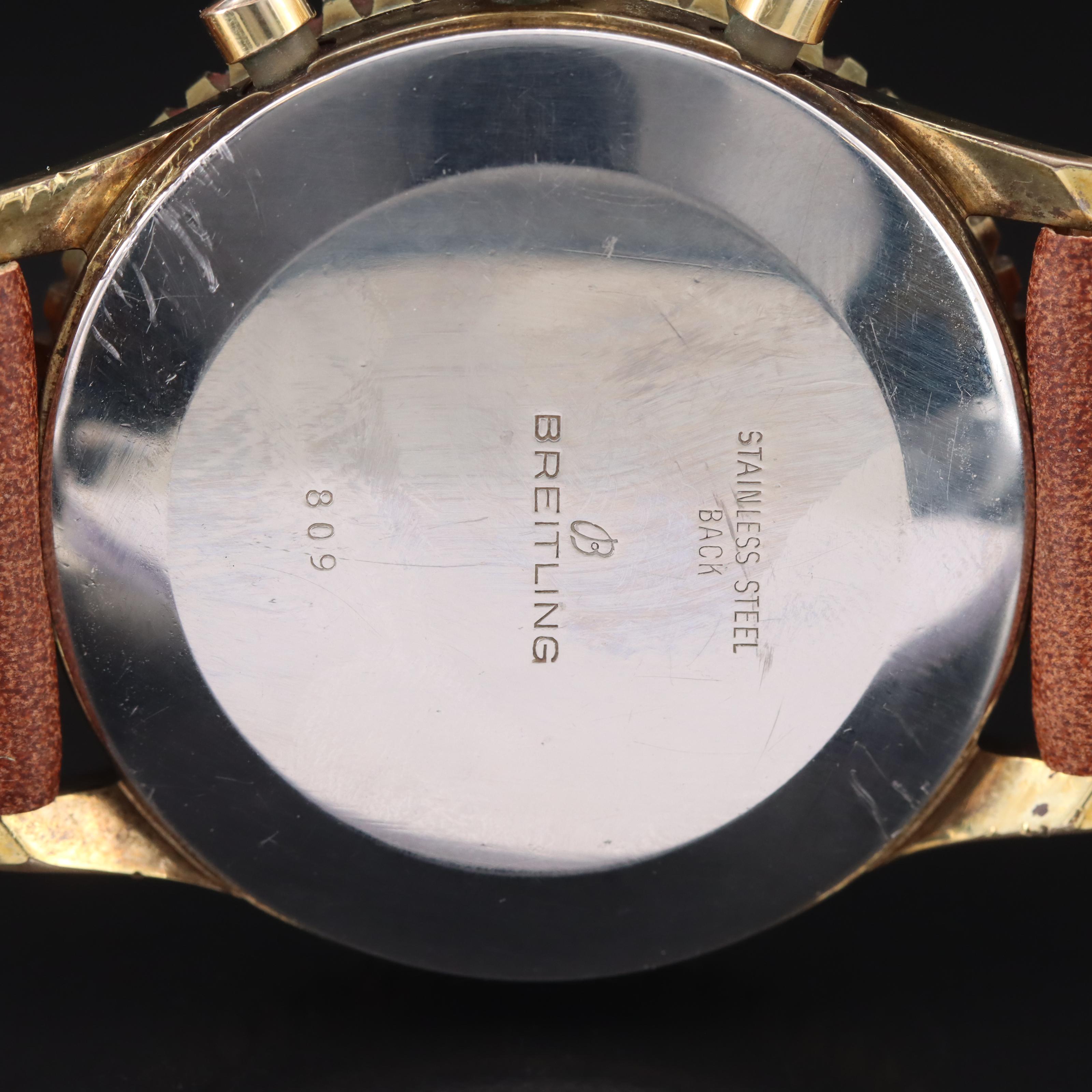 Vintage Breitling Double Plane Logo Navitimer-Cosmonaute Wristwatch | EBTH