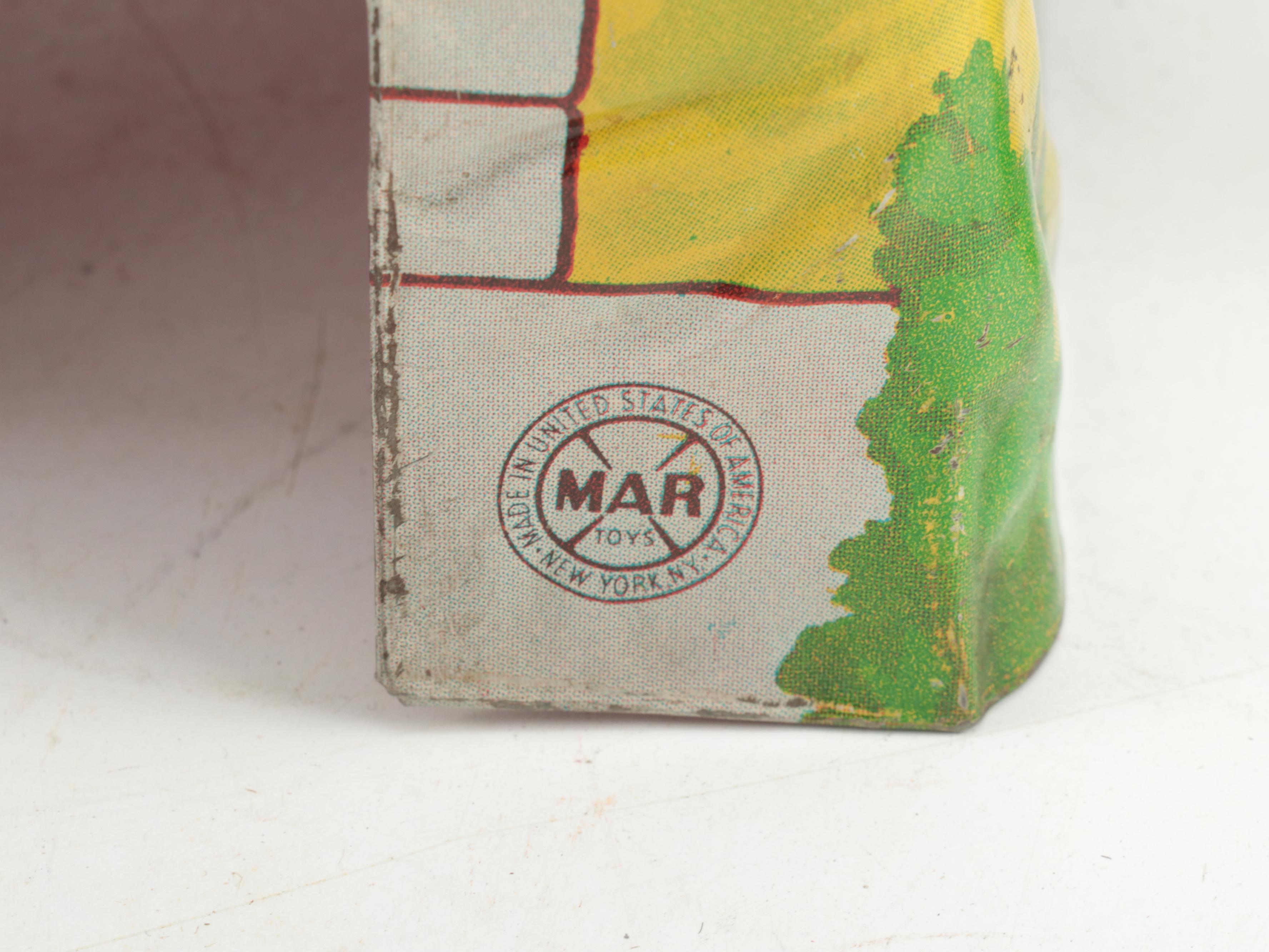 Louis Marx & Co. Stream Line Electric Train Set and Tunnel, Mid-20th ...