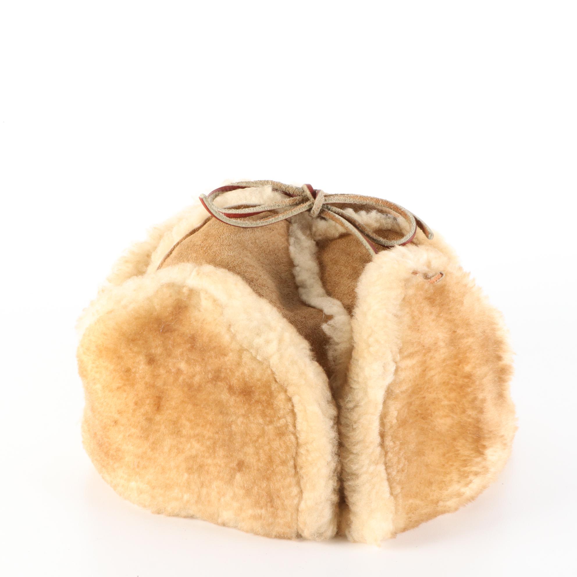 L.L. Bean, Knight, and Sportsman Mfg Co. Shearling Cold Weather Hats | EBTH