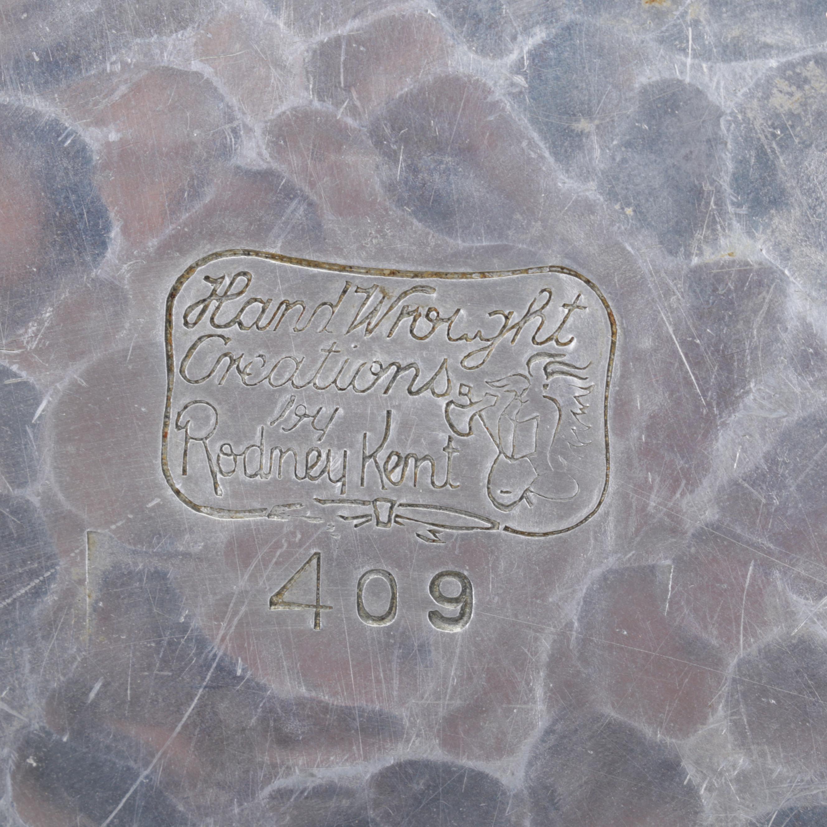 Rodney Kent Aluminum Trays with Libbey Silver Leaf and Grape Cluster ...