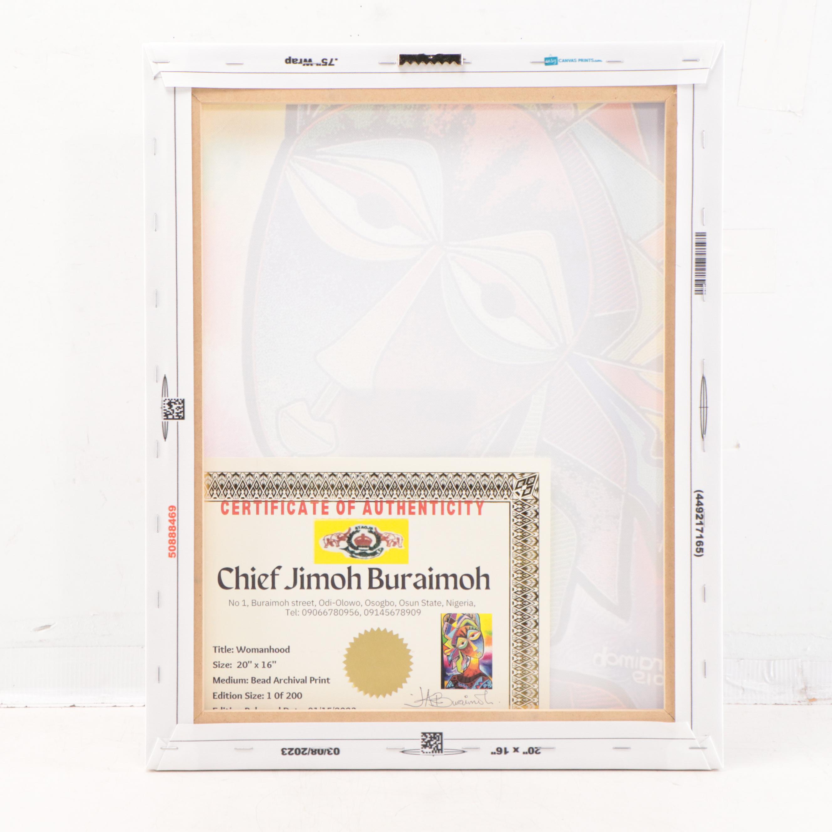 Chief Jimoh Buraimoh Giclée "Womanhood," 2023 | EBTH