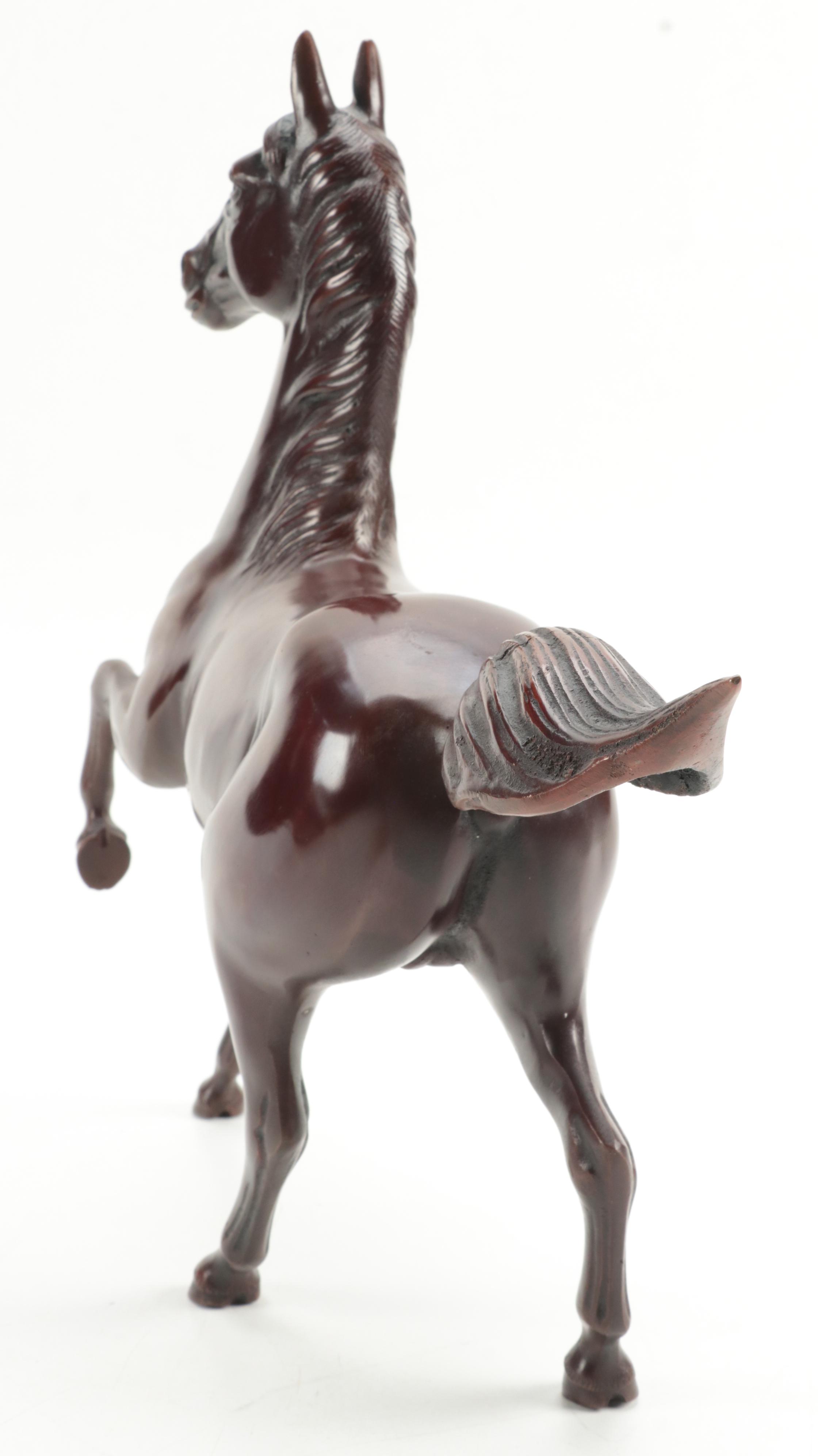 Bronze Morgan Horse Figurine, 20th Century | EBTH