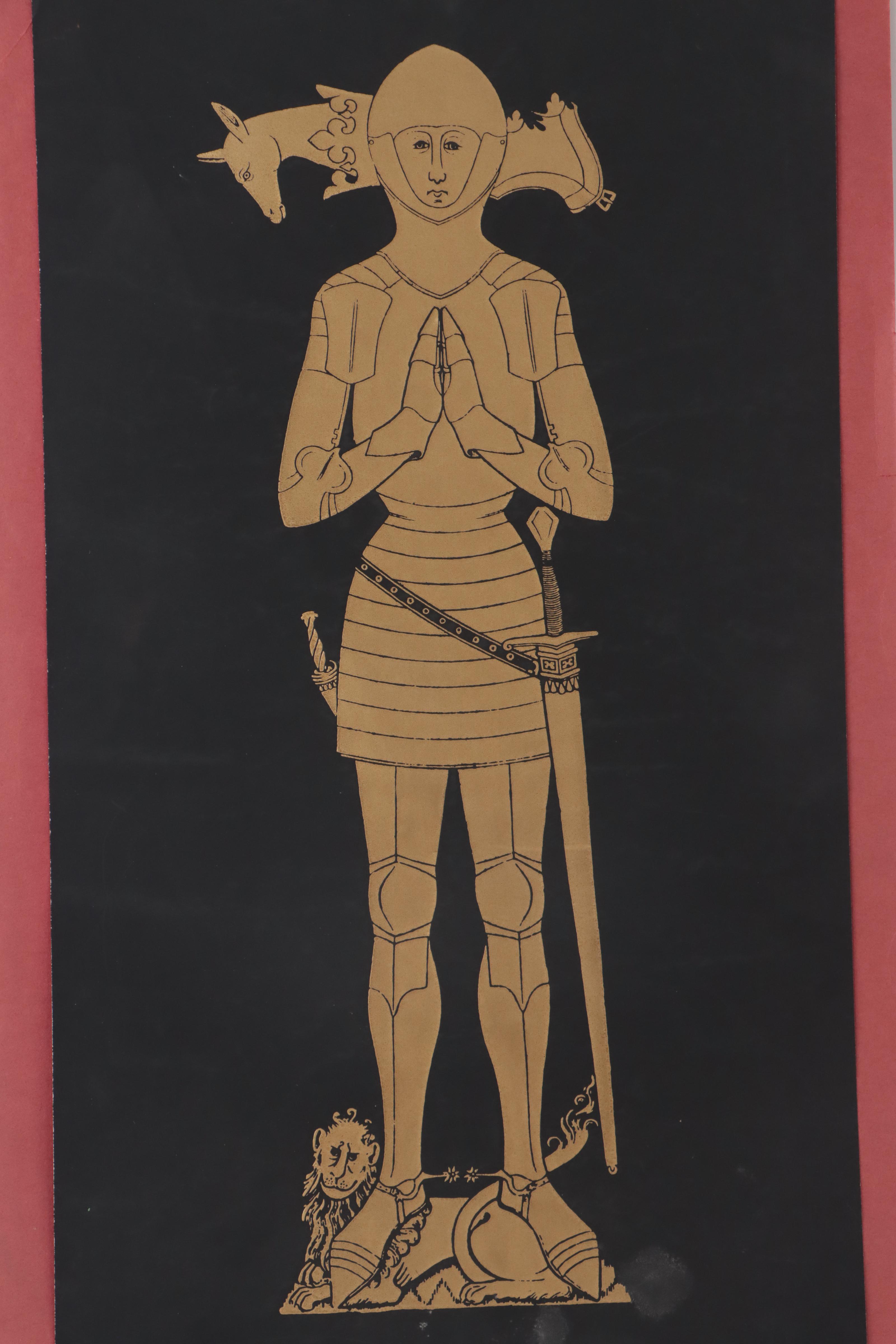 Michael Black Medieval English Tomb Rubbings, 20th Century | EBTH