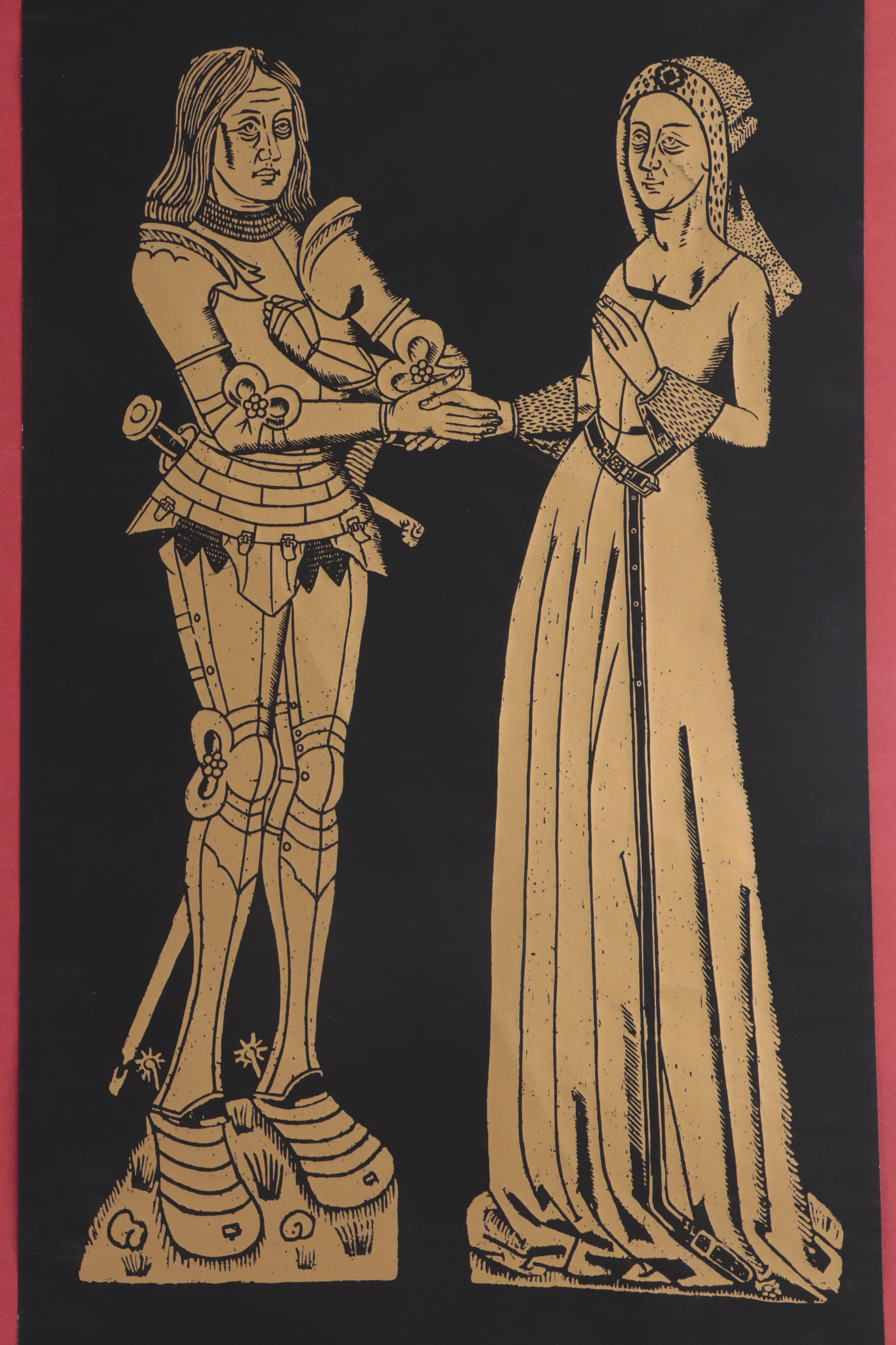 Michael Black Medieval English Tomb Rubbings, 20th Century | EBTH