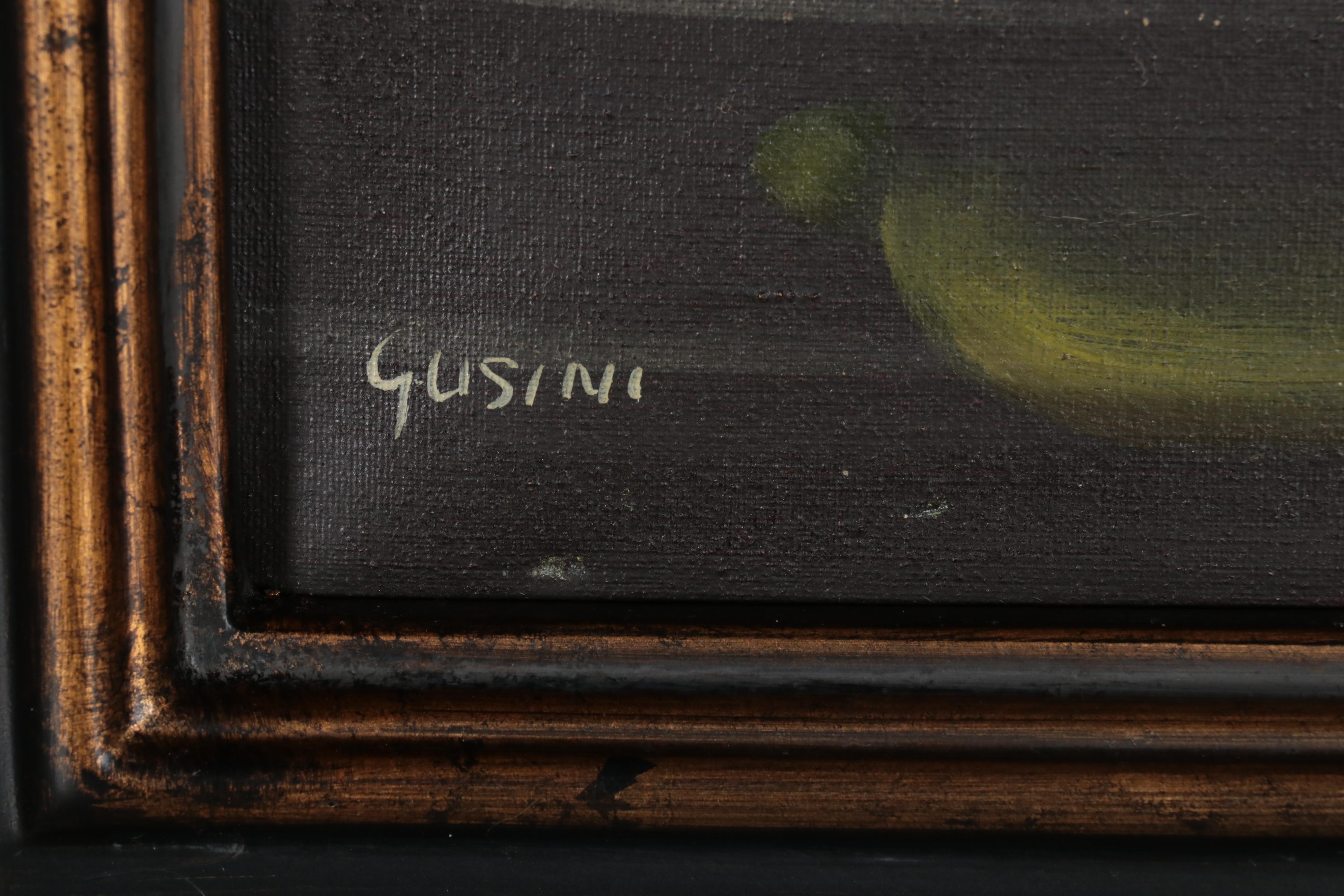 Antonio Gusini Still Life Oil Painting, Circa 1970 | EBTH