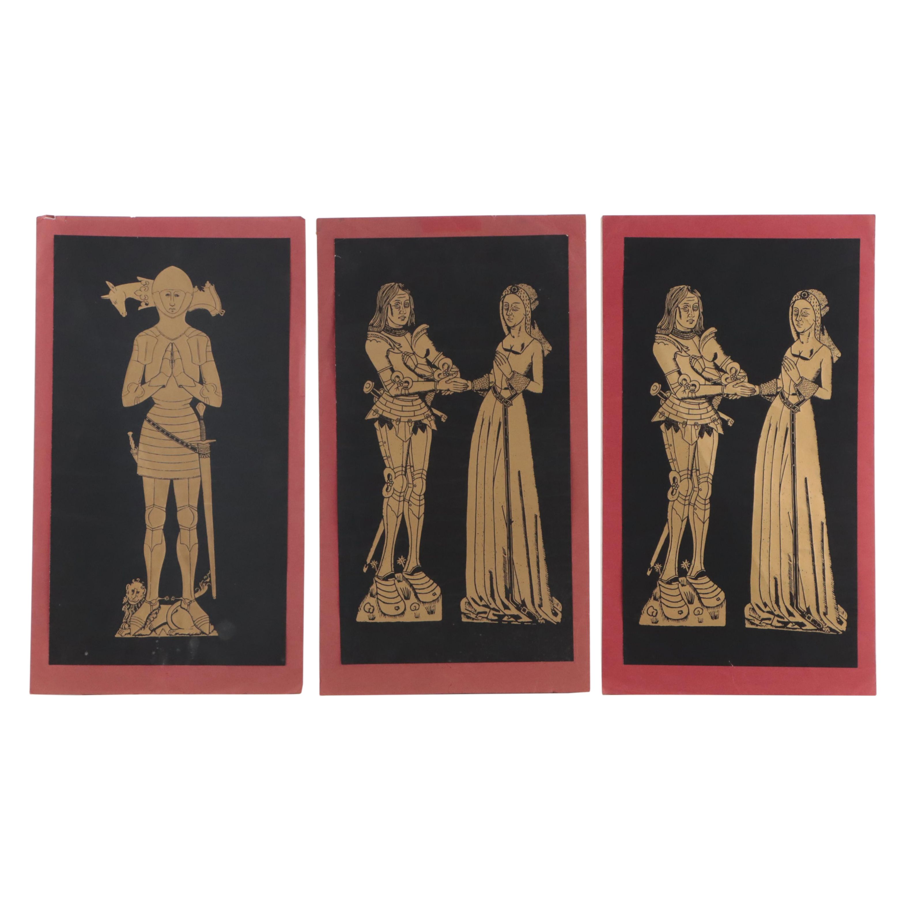 Michael Black Medieval English Tomb Rubbings, 20th Century | EBTH