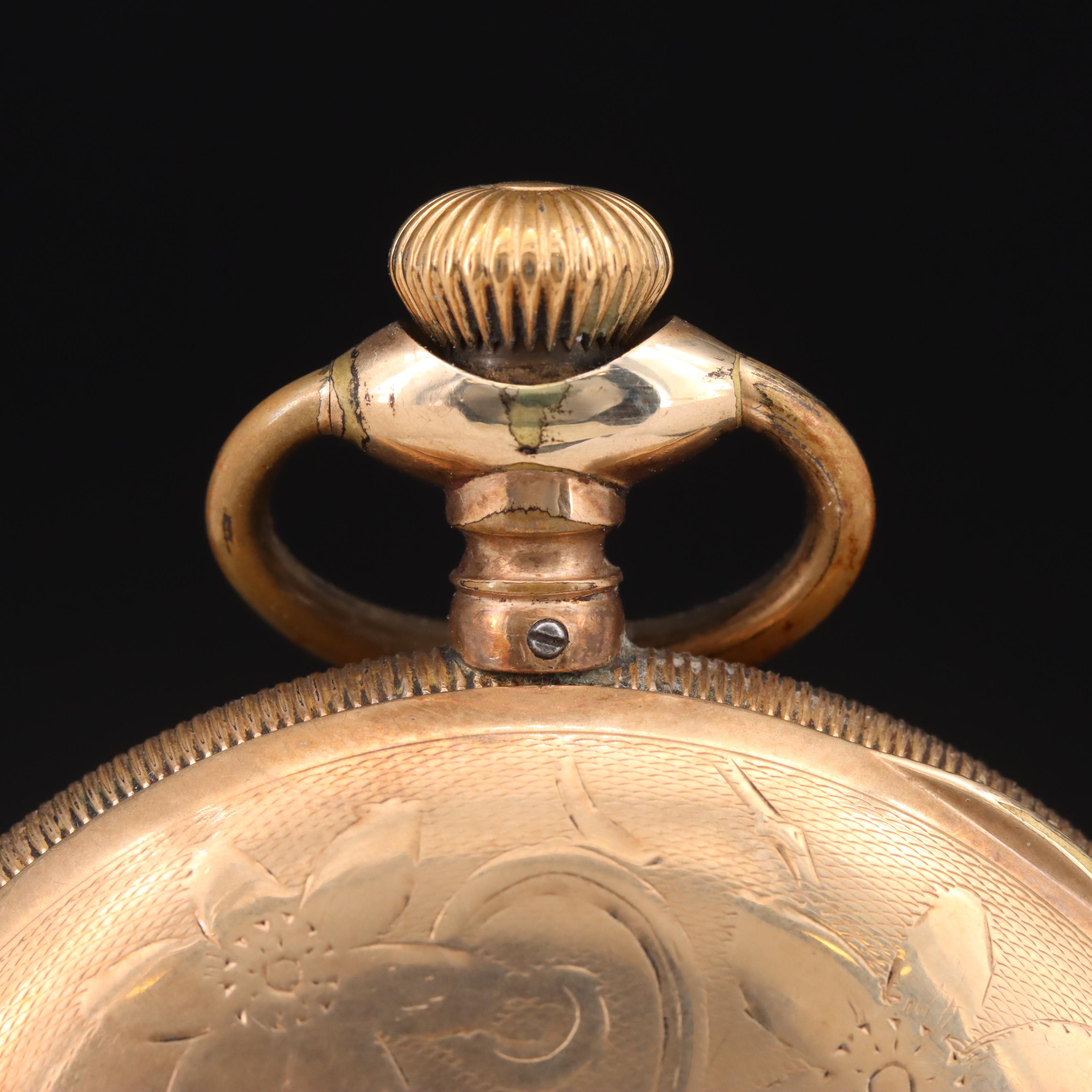 1897 Elgin Hunter Case Pocket Watch | EBTH