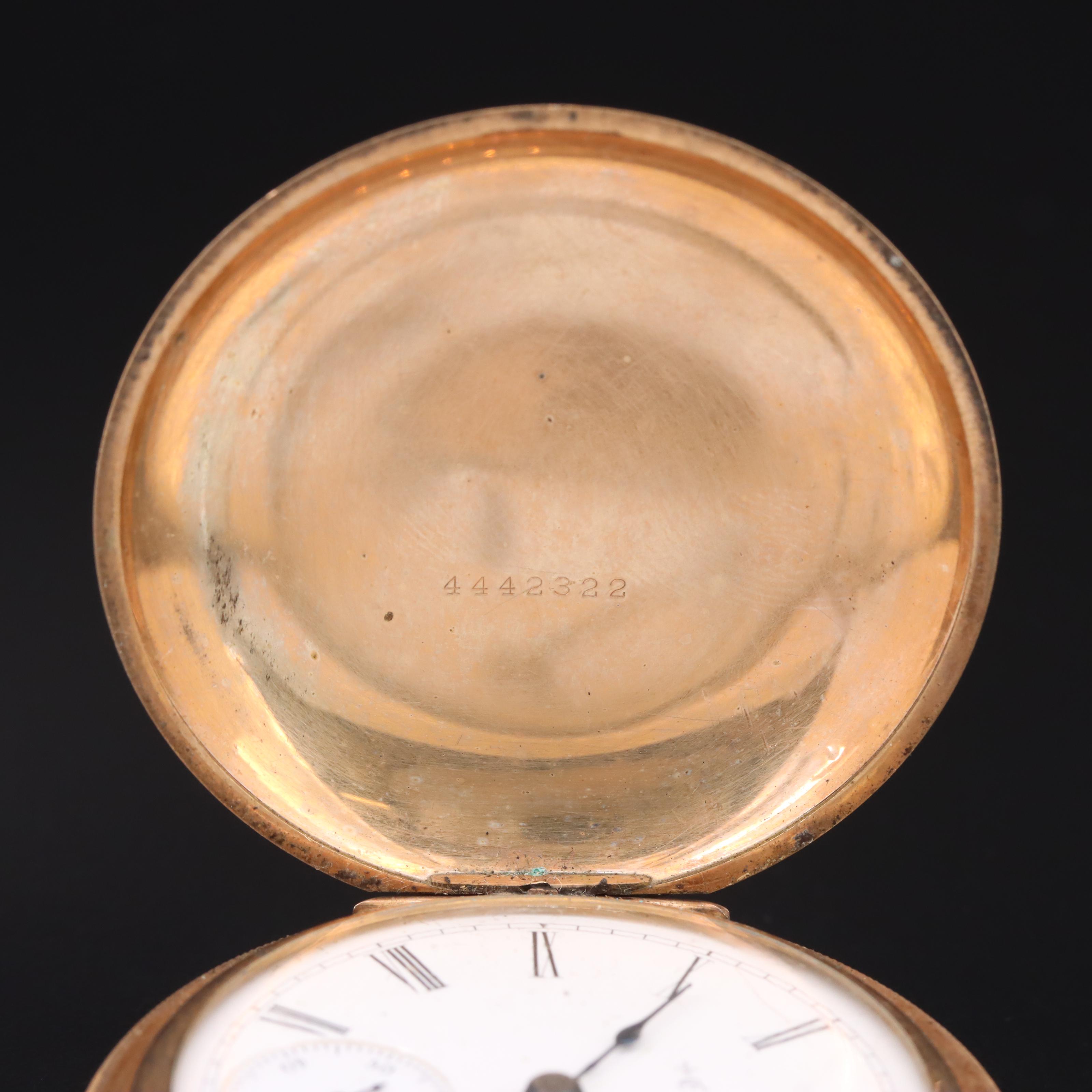 1897 Elgin Hunter Case Pocket Watch | EBTH