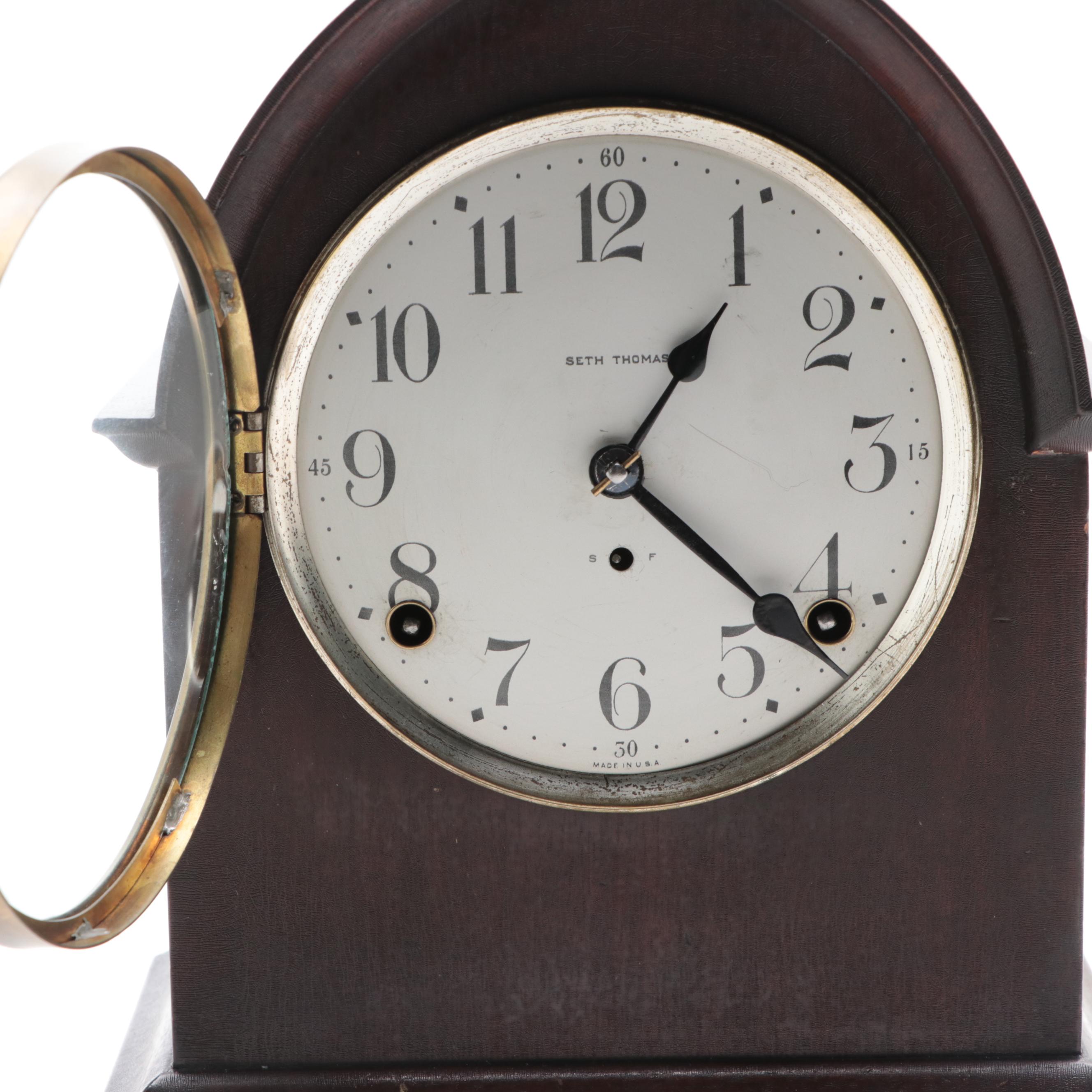 Seth Thomas Mahogany Beehive Clock, Early to Mid-20th Century | EBTH