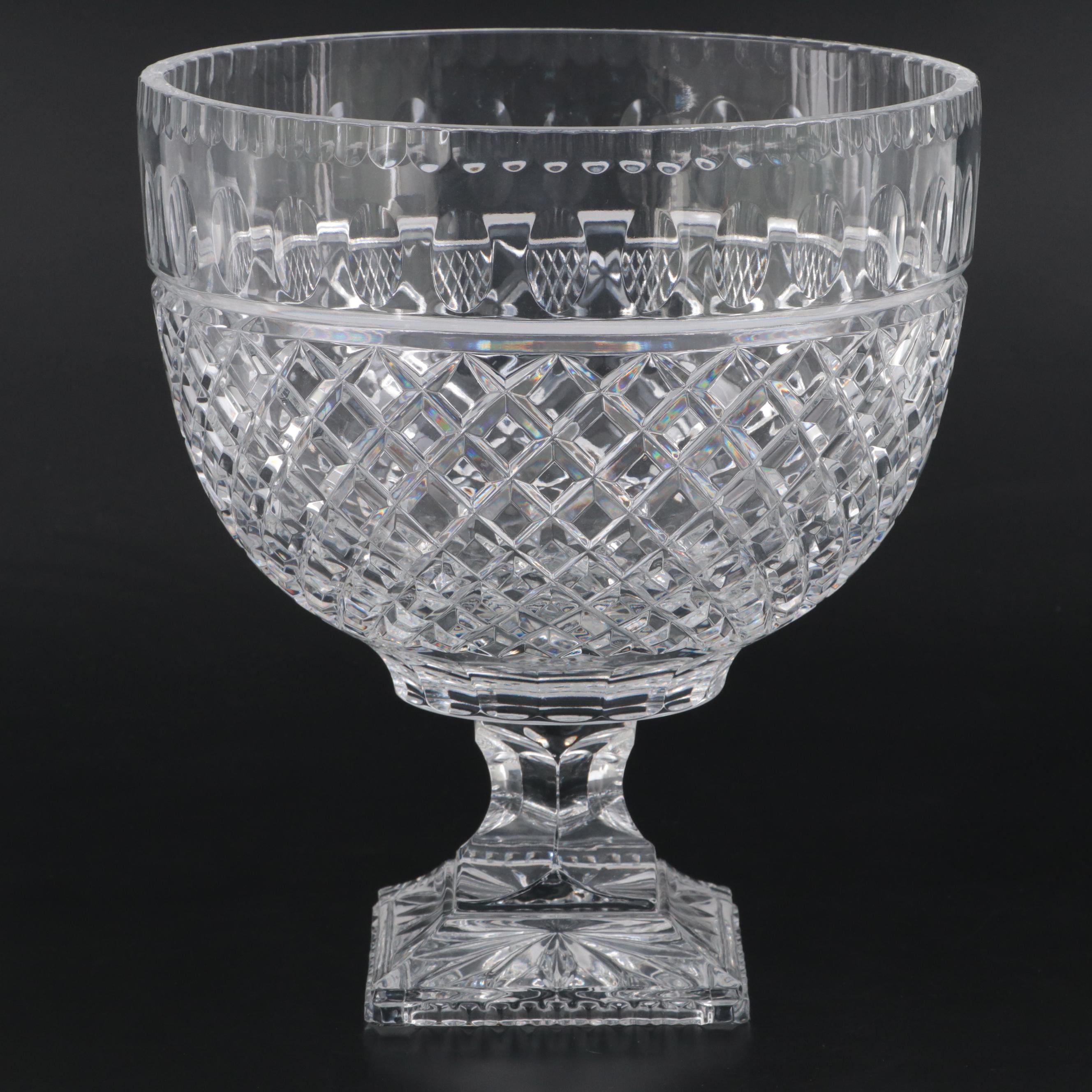 Cut Crystal Footed Bowl | EBTH