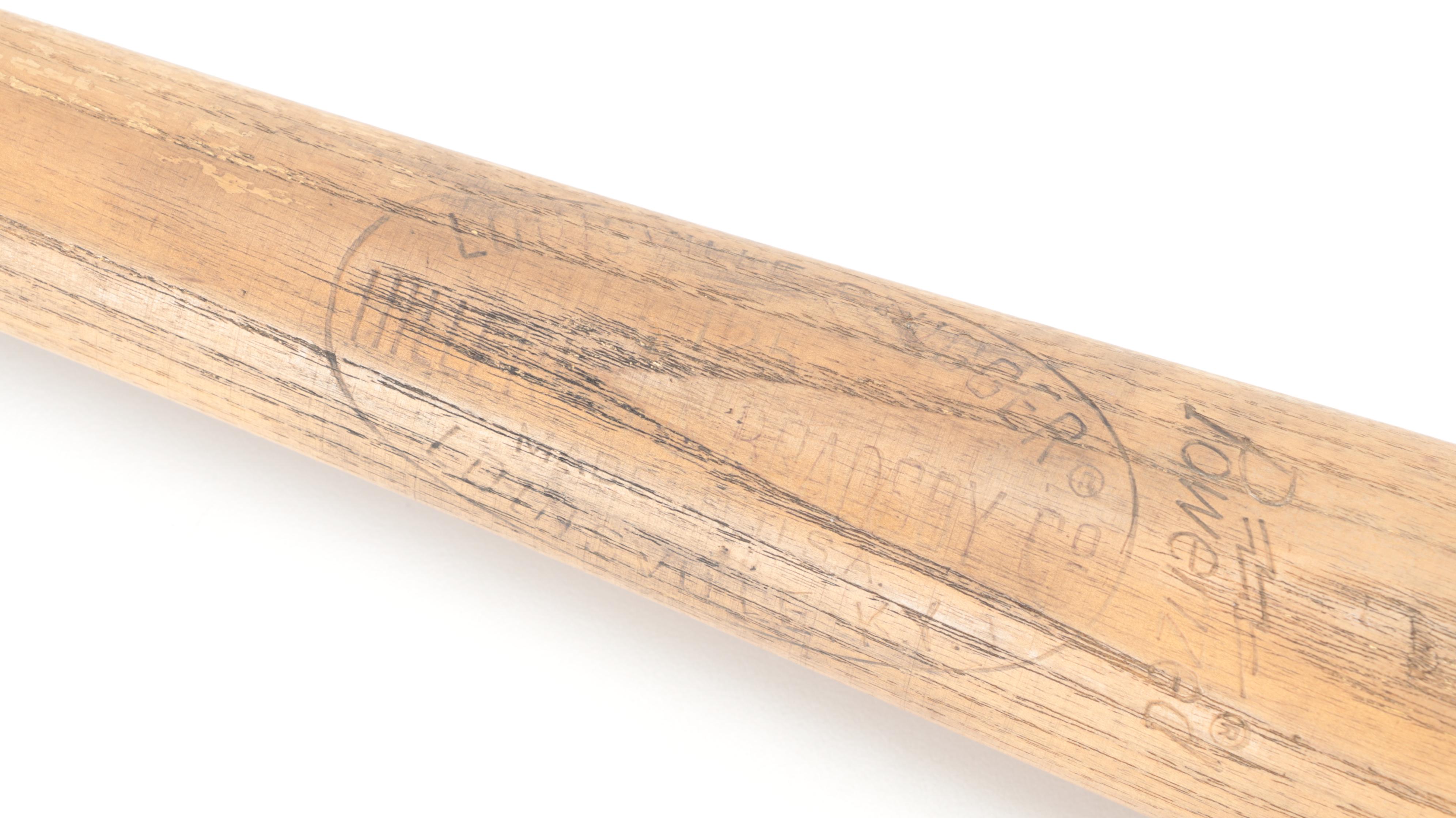 Jackie Robinson Hillerich & Bradsby Wooden Baseball Bat, Brooklyn ...