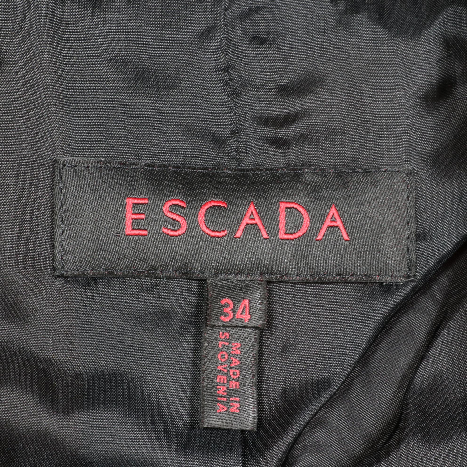 Escada Cashmere Shell, Silk Cami, Silk Skirt, Fitted Jacket, and ...