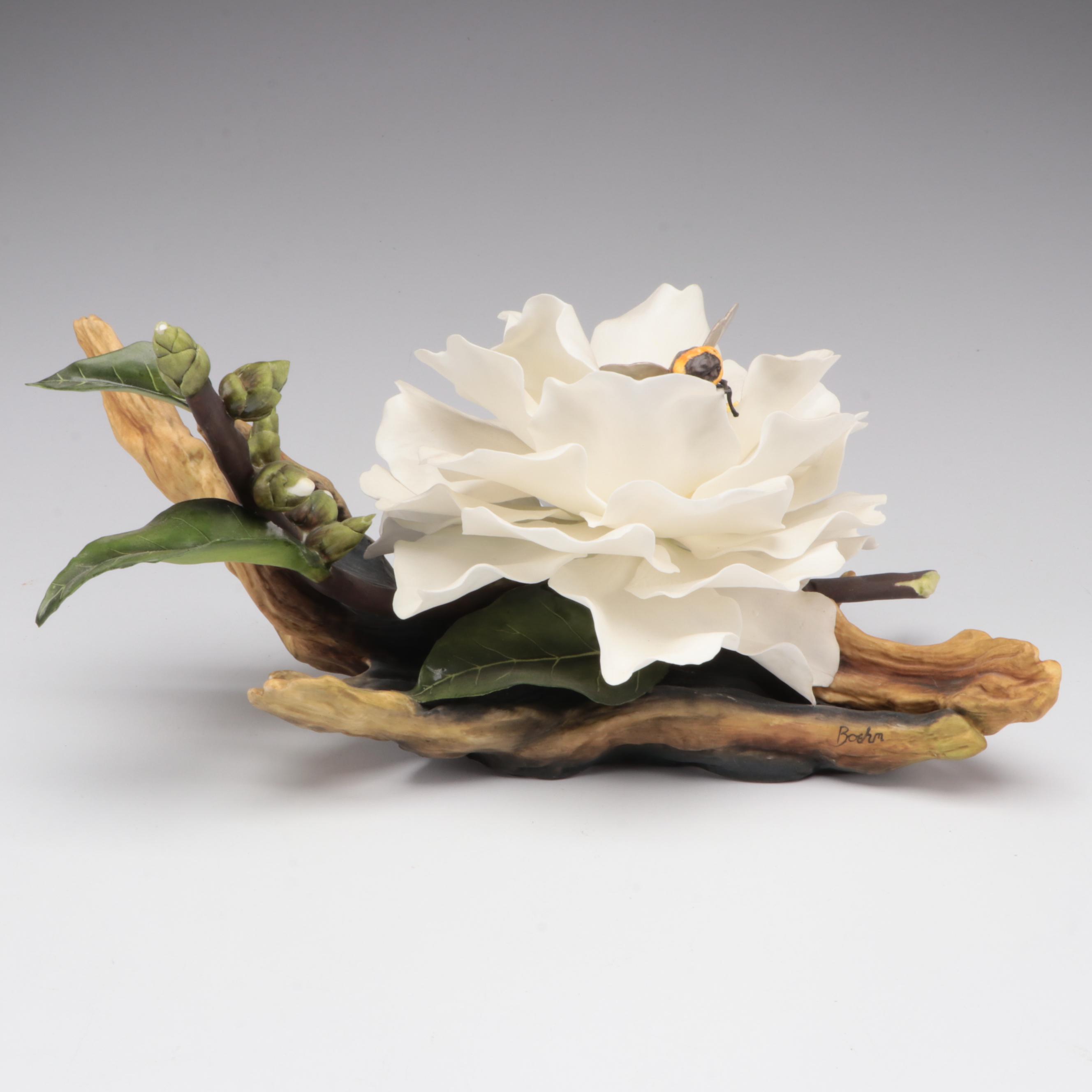 Boehm "Swan Lake Camellia" Limited Edition Bone China Figurine, 1976 | EBTH