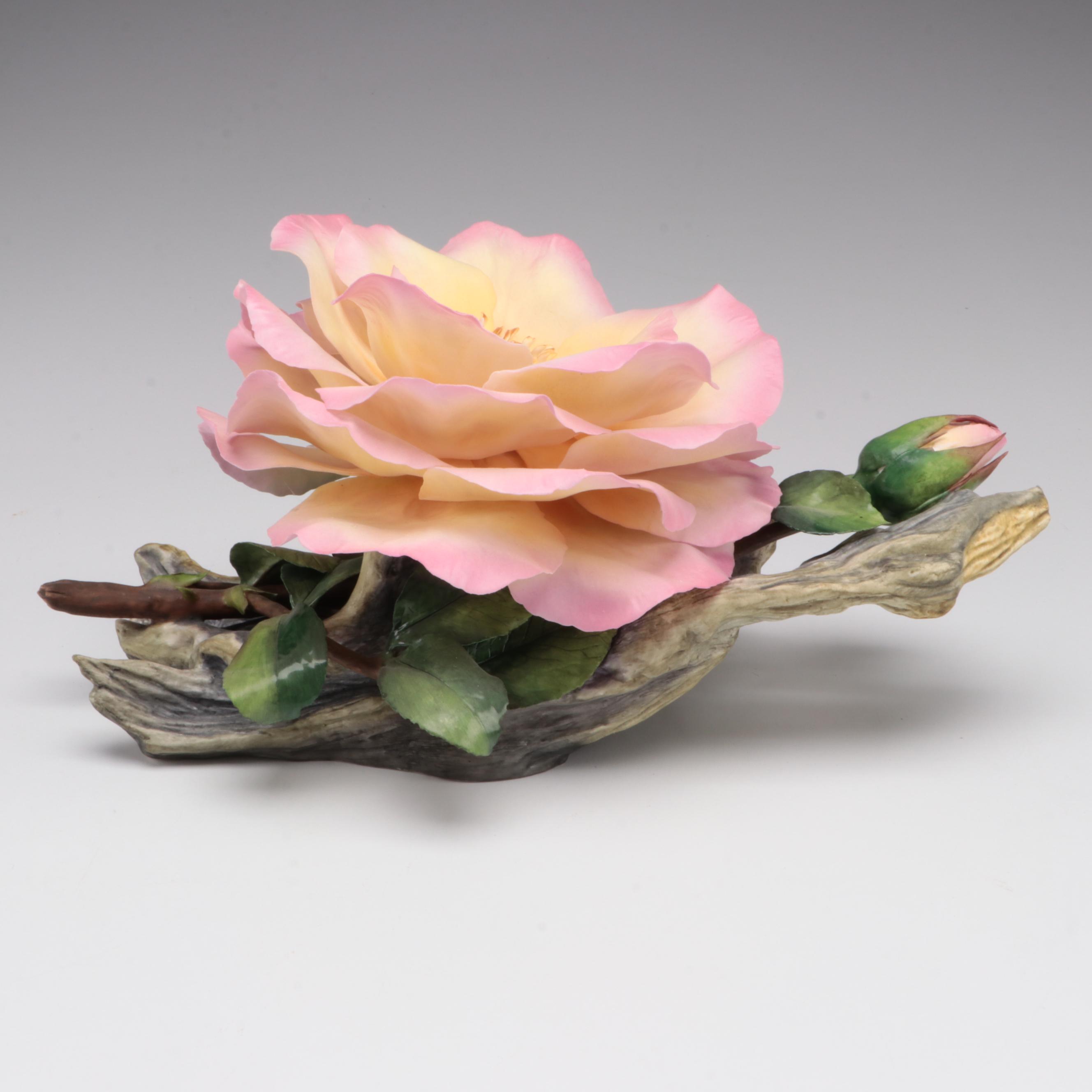 Boehm "Supreme Peace Rose" Limited Edition Bone China Figurine, 1976 | EBTH