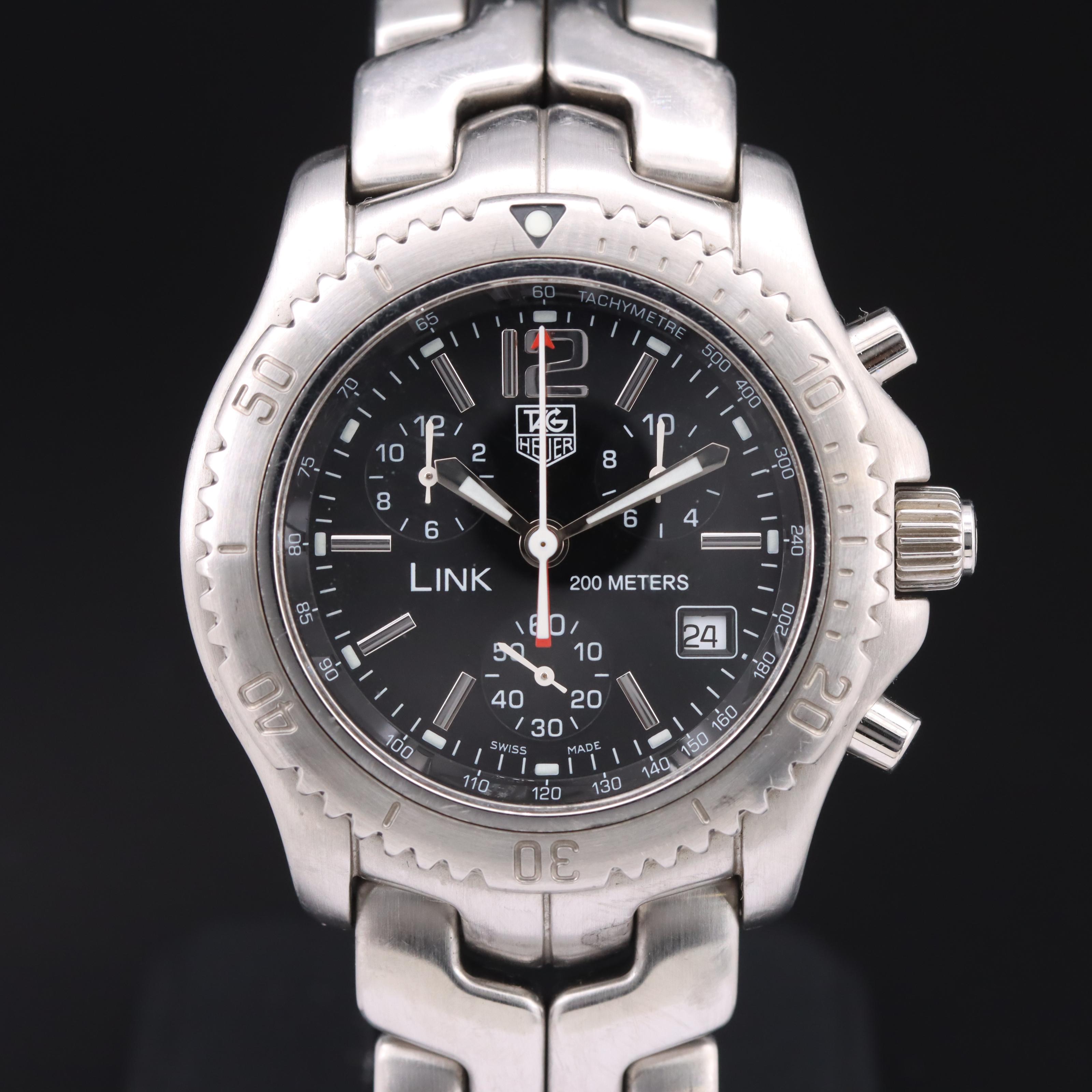 TAG Heuer "Jason Bourne" Link Chronograph Wristwatch | EBTH