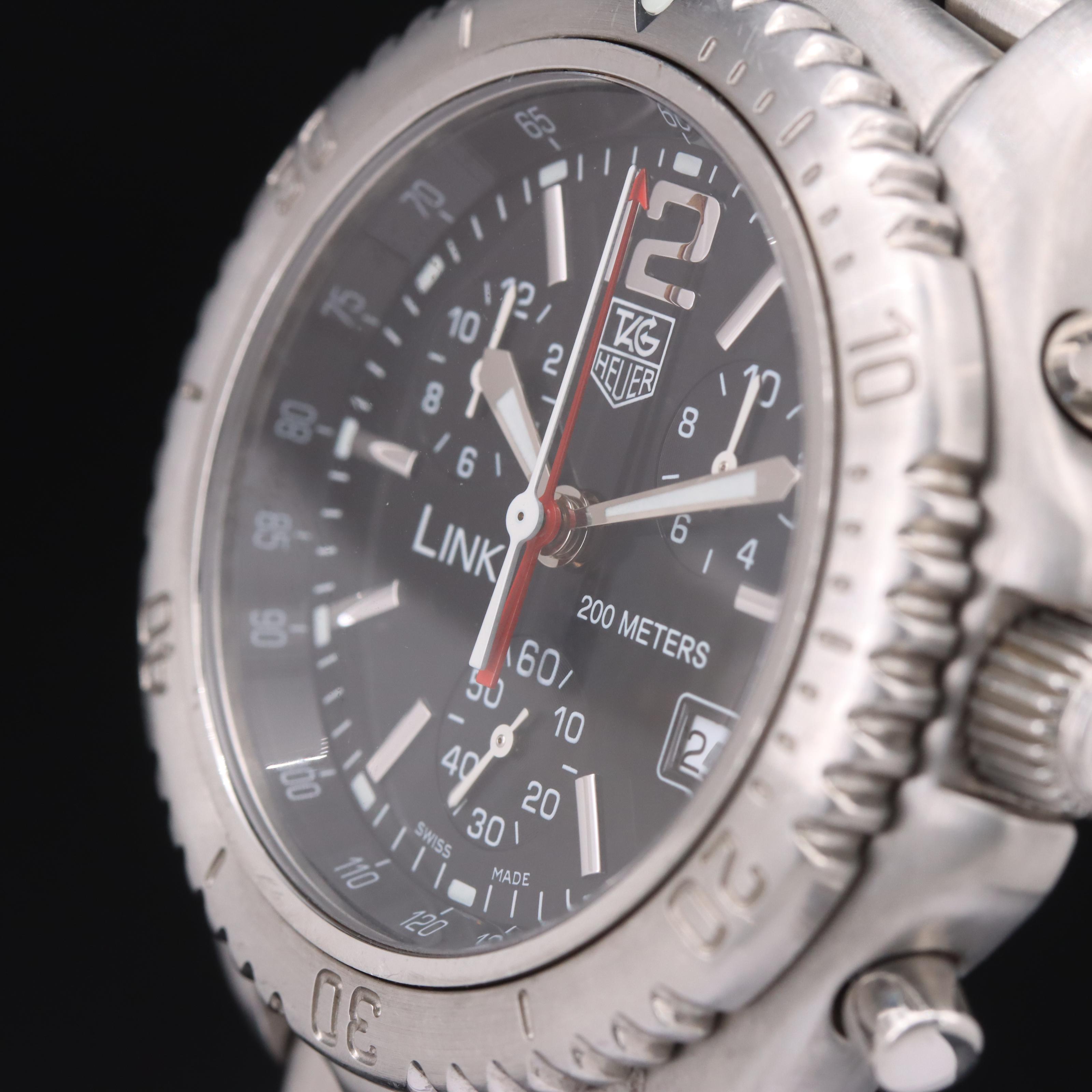 TAG Heuer "Jason Bourne" Link Chronograph Wristwatch | EBTH