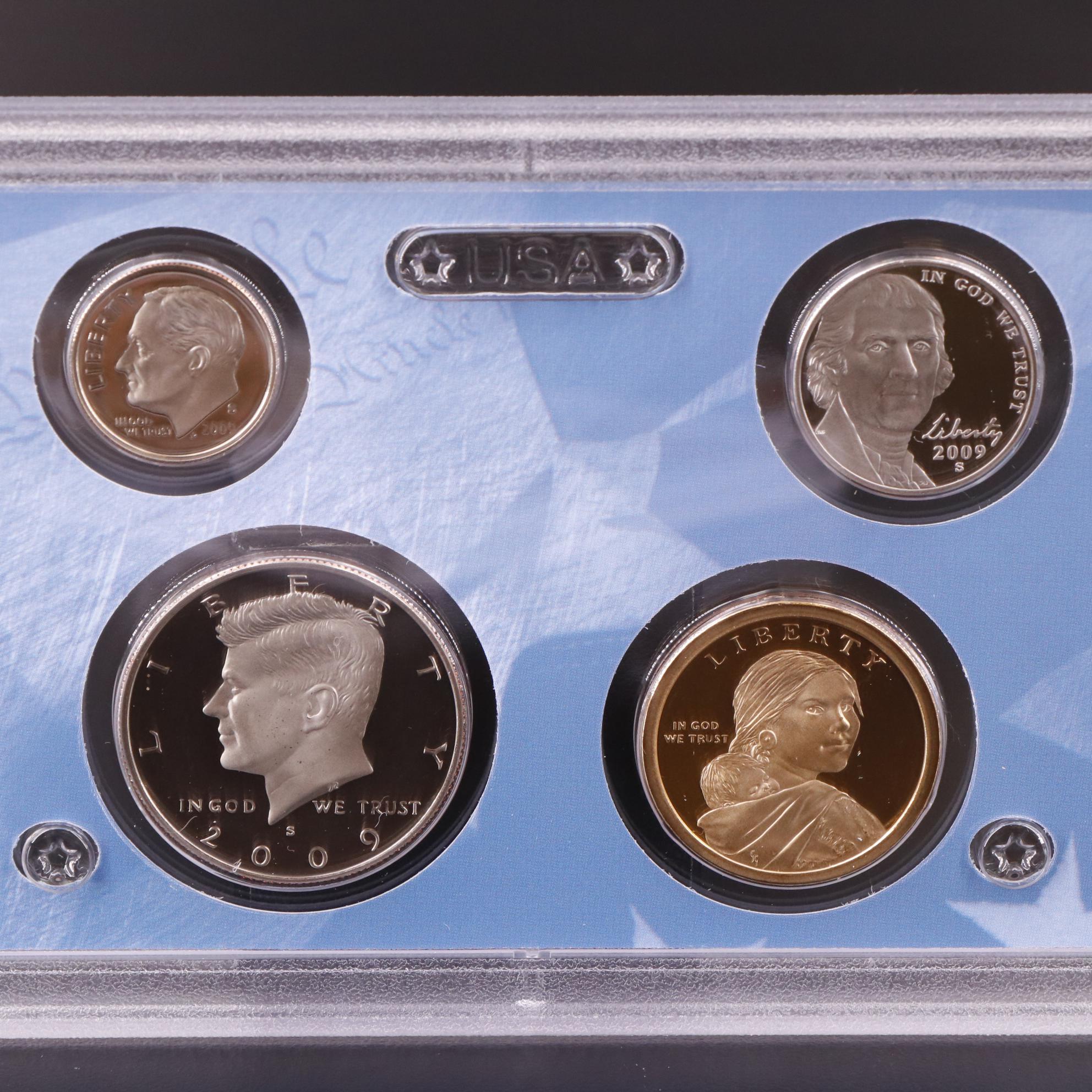 Group of Three Different Modern United States Proof Sets; 2009, 2010 ...