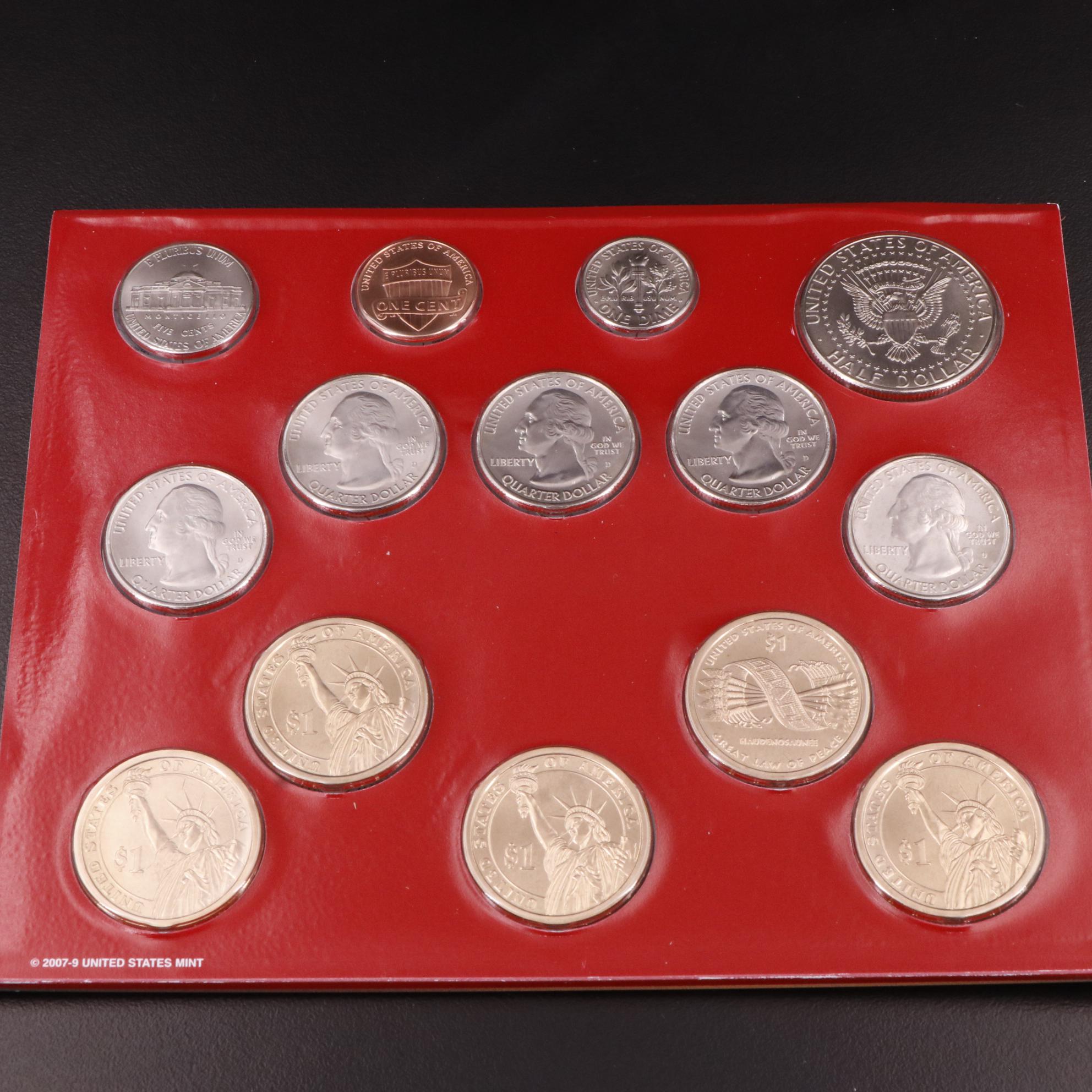 Group of Four Different Modern United States Philidelphia and Denver ...