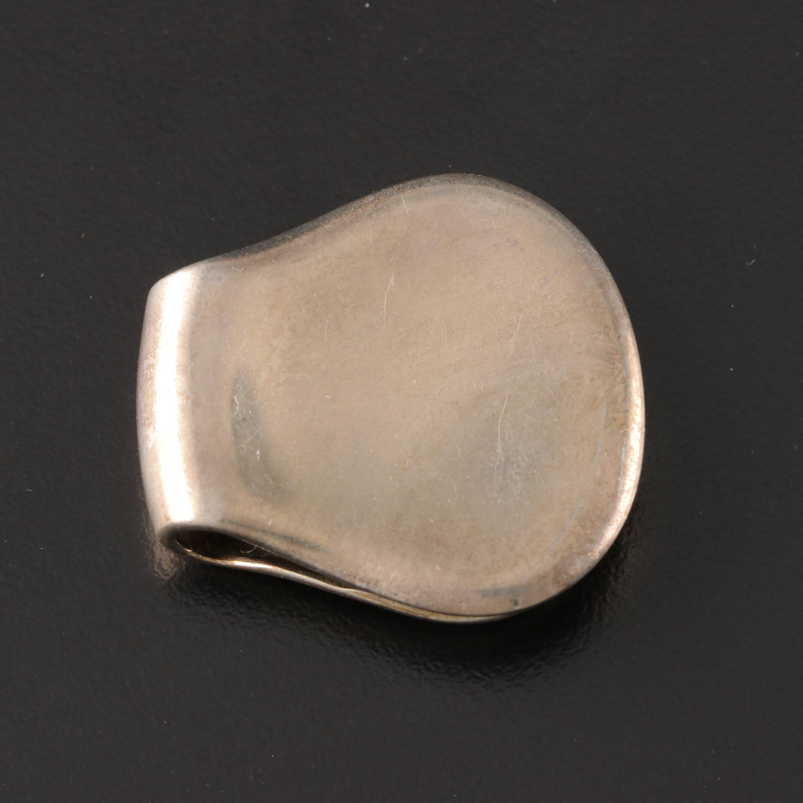 Tiffany & Co. Elsa Peretti Sterling Silver Thumbprint Money Clip | EBTH