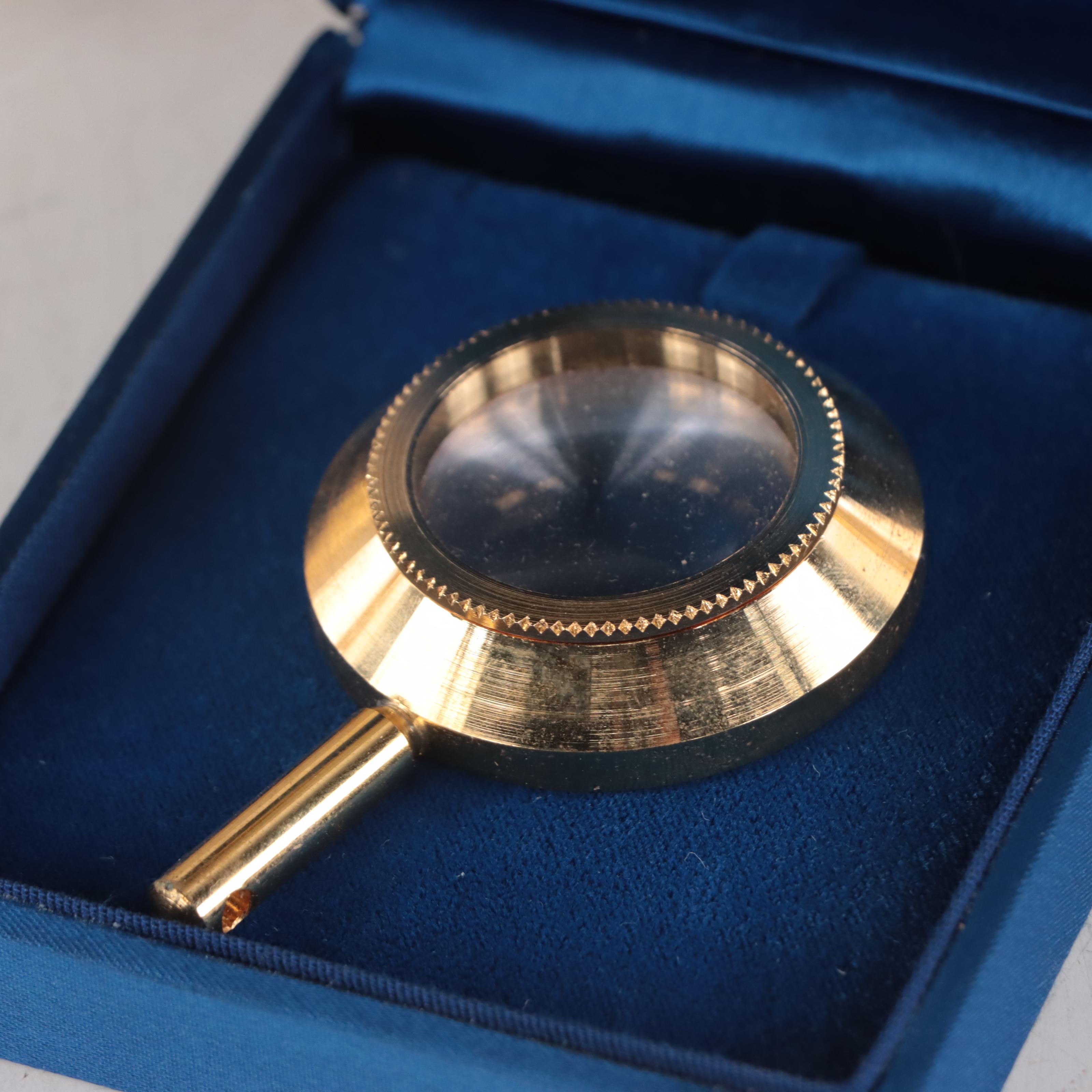 Salvador Dalí Embossed Photolith "Lincoln In Dalivison" With Magnifying ...