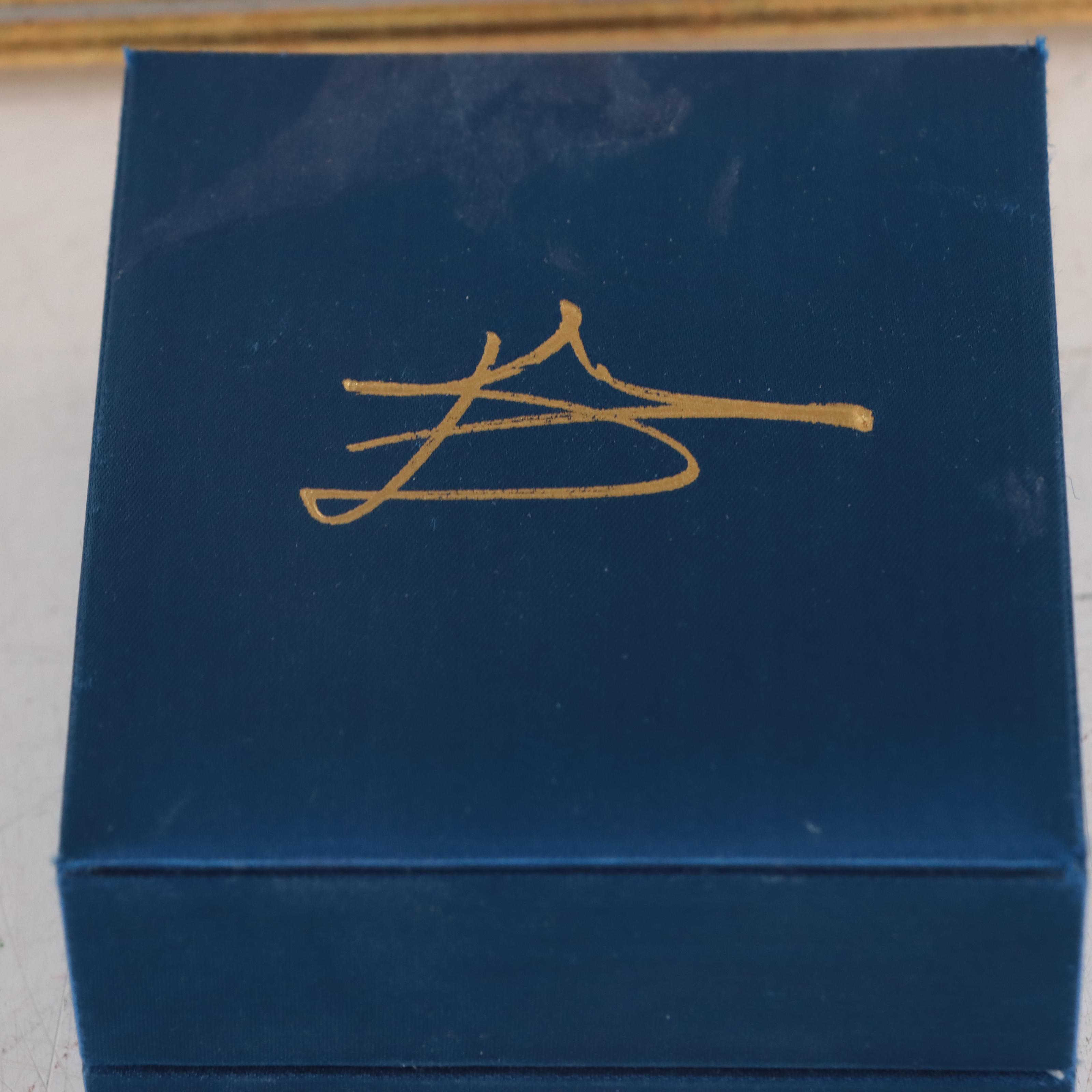 Salvador Dalí Embossed Photolith "Lincoln In Dalivison" With Magnifying ...