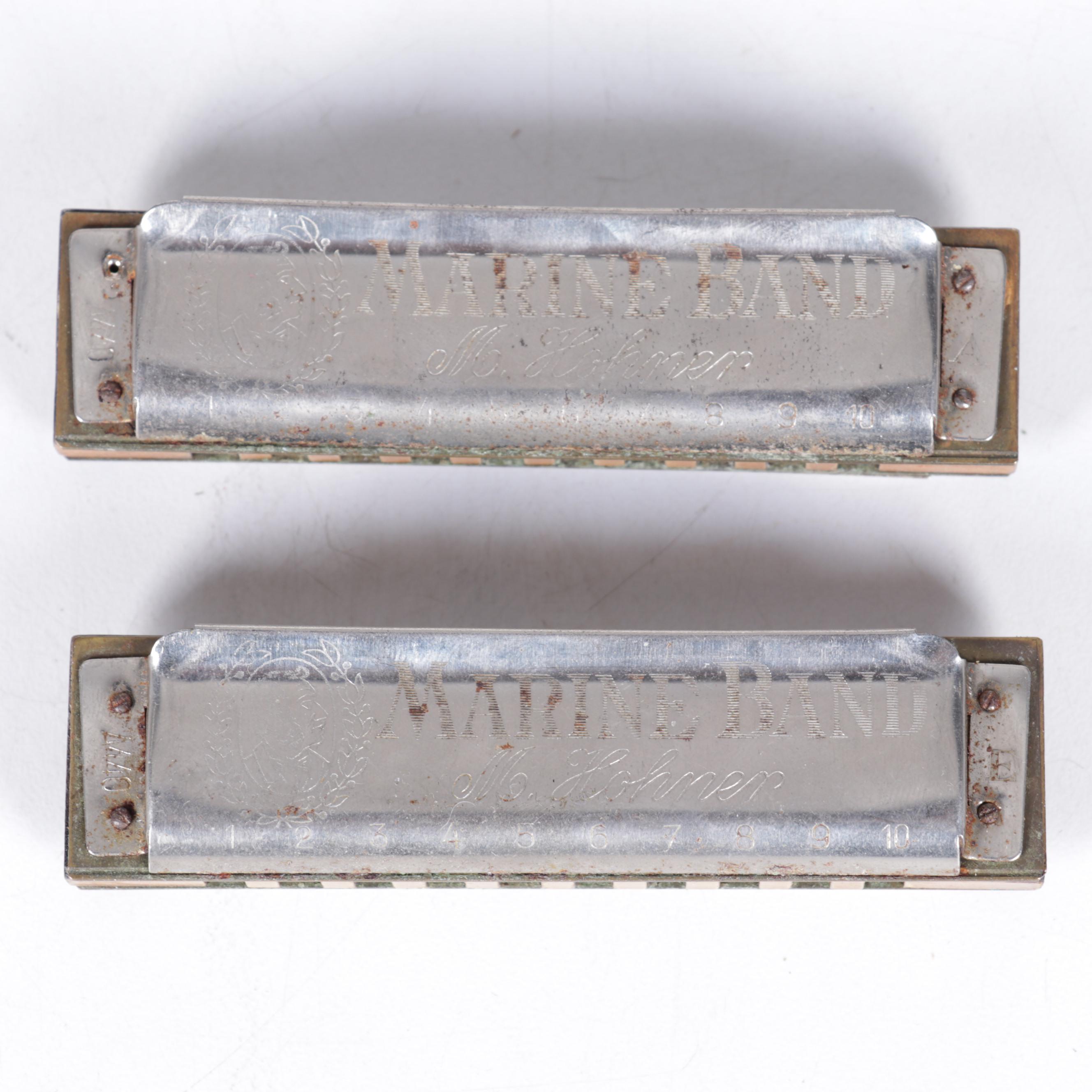 Hohner, Echo and Huang Harmonicas with Tin Whistle | EBTH