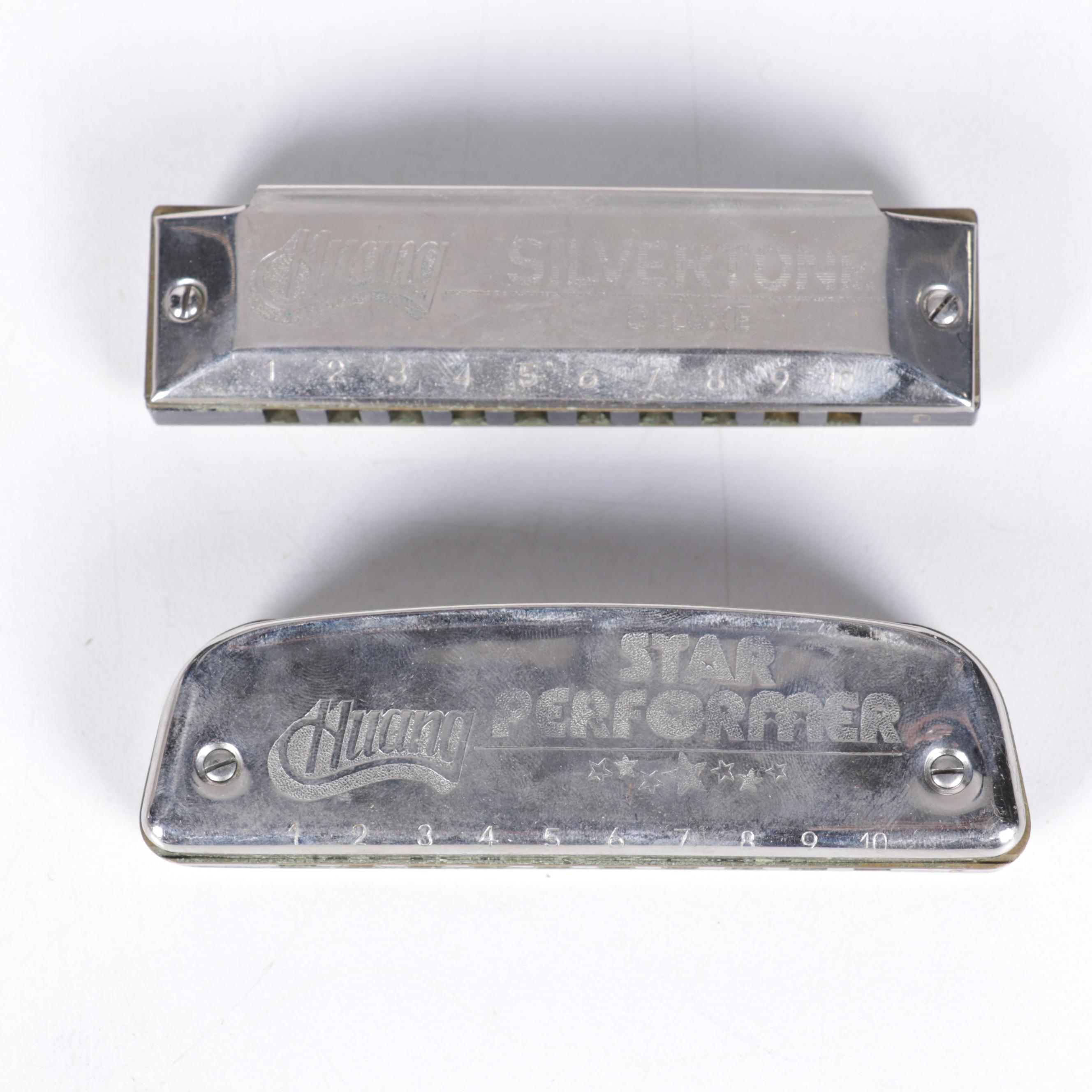 Hohner, Echo and Huang Harmonicas with Tin Whistle | EBTH