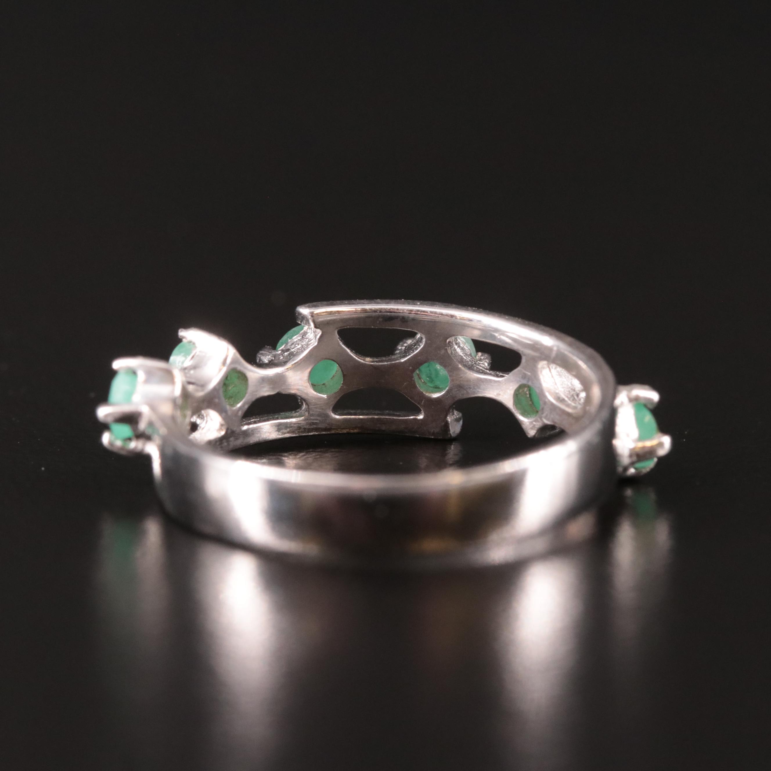Sterling Emerald Ring | EBTH
