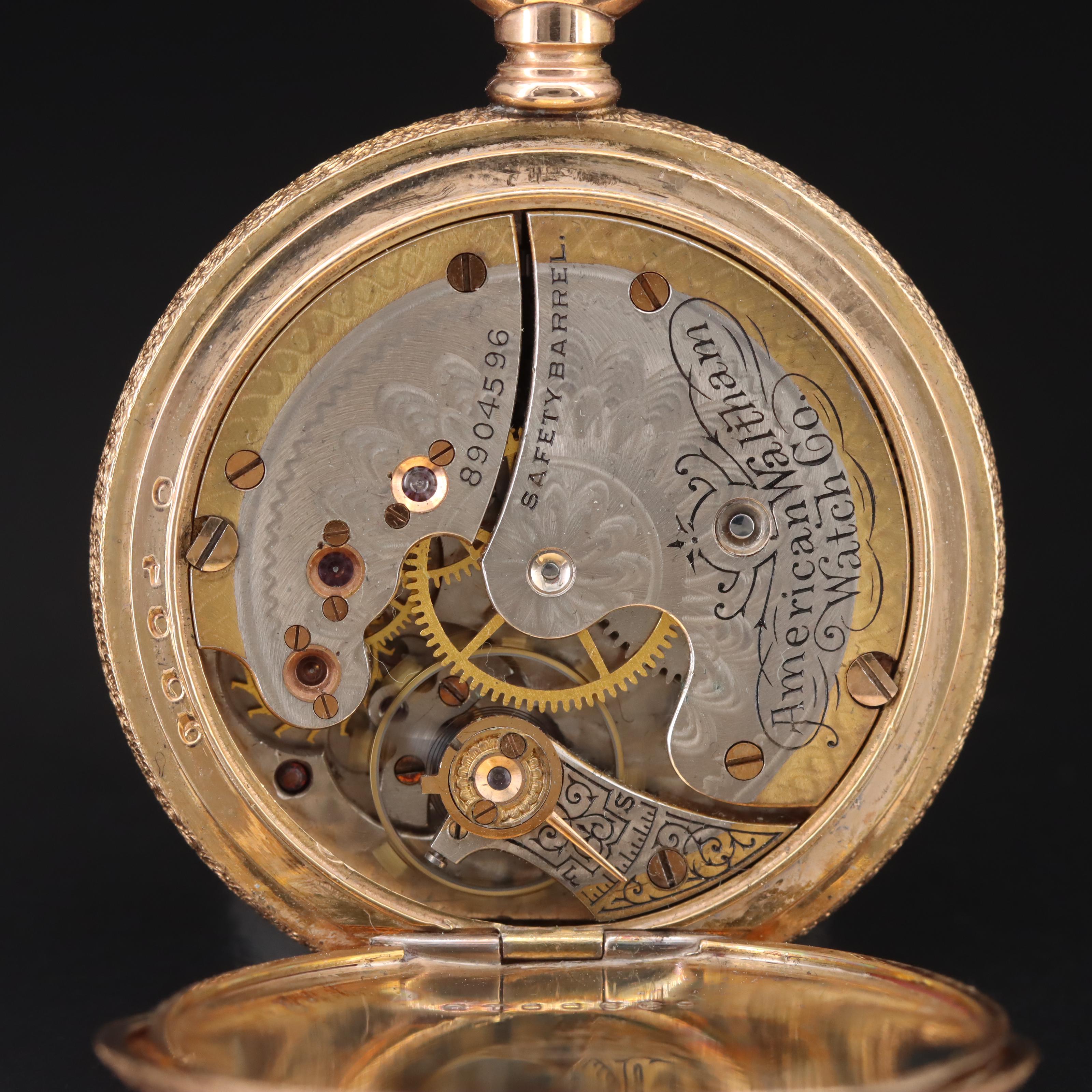 1898 Waltham Gold-Filled Hunting Case Pocket Watch | EBTH