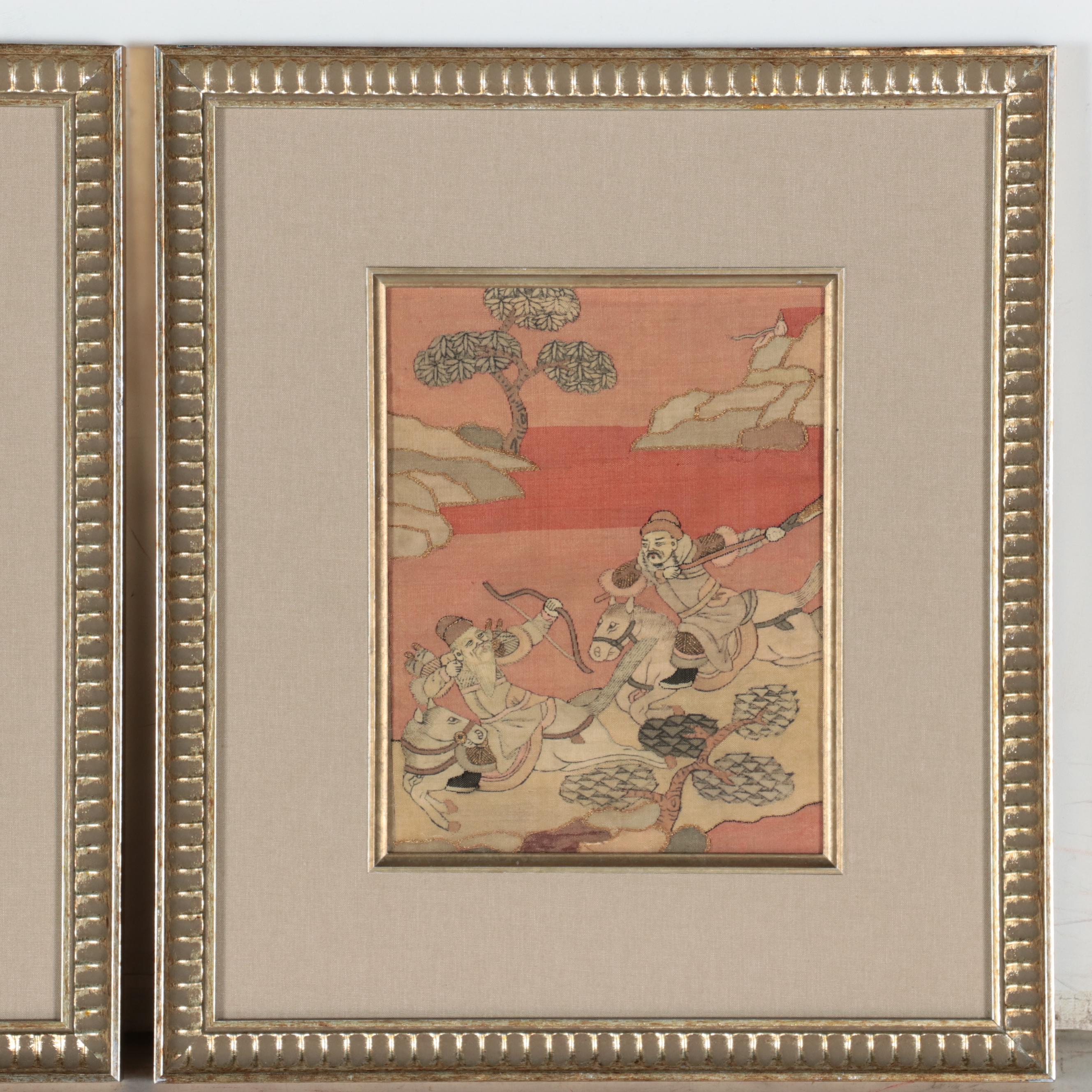 Chinese Handwoven and Embroidered Kesi Tapestry Panels | EBTH