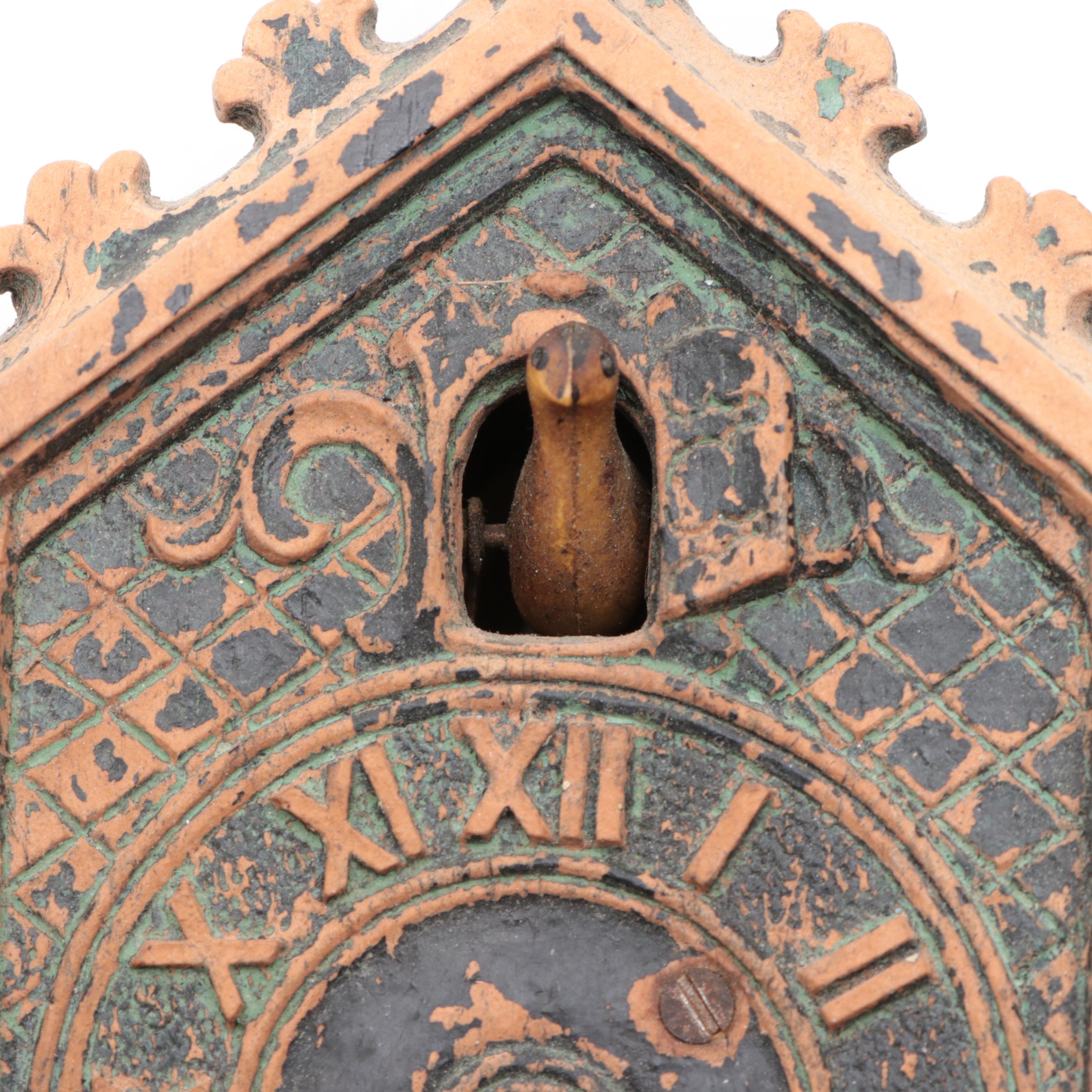 Lux Clock Co. Carved Gingerbread Style Wall Clock | EBTH