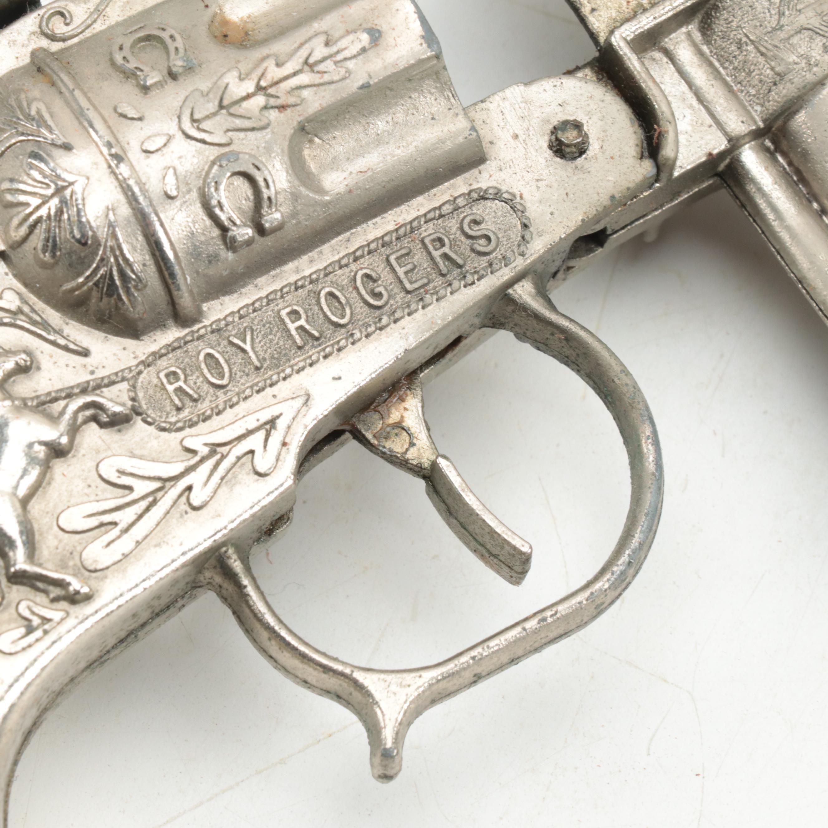 Roy Rogers Coloring Books with Toy Guns and Framed Print | EBTH