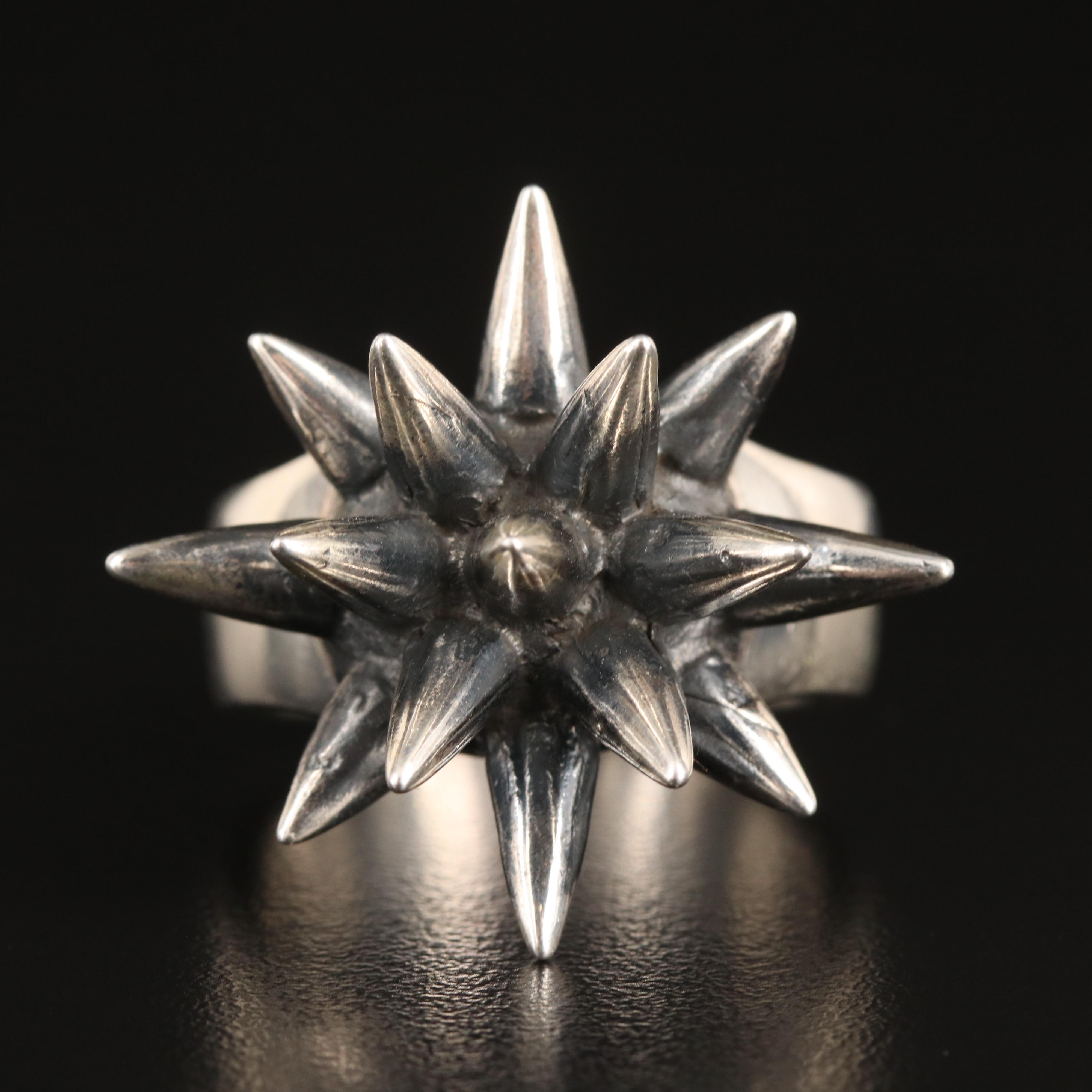 Sterling Spiked Ring | EBTH