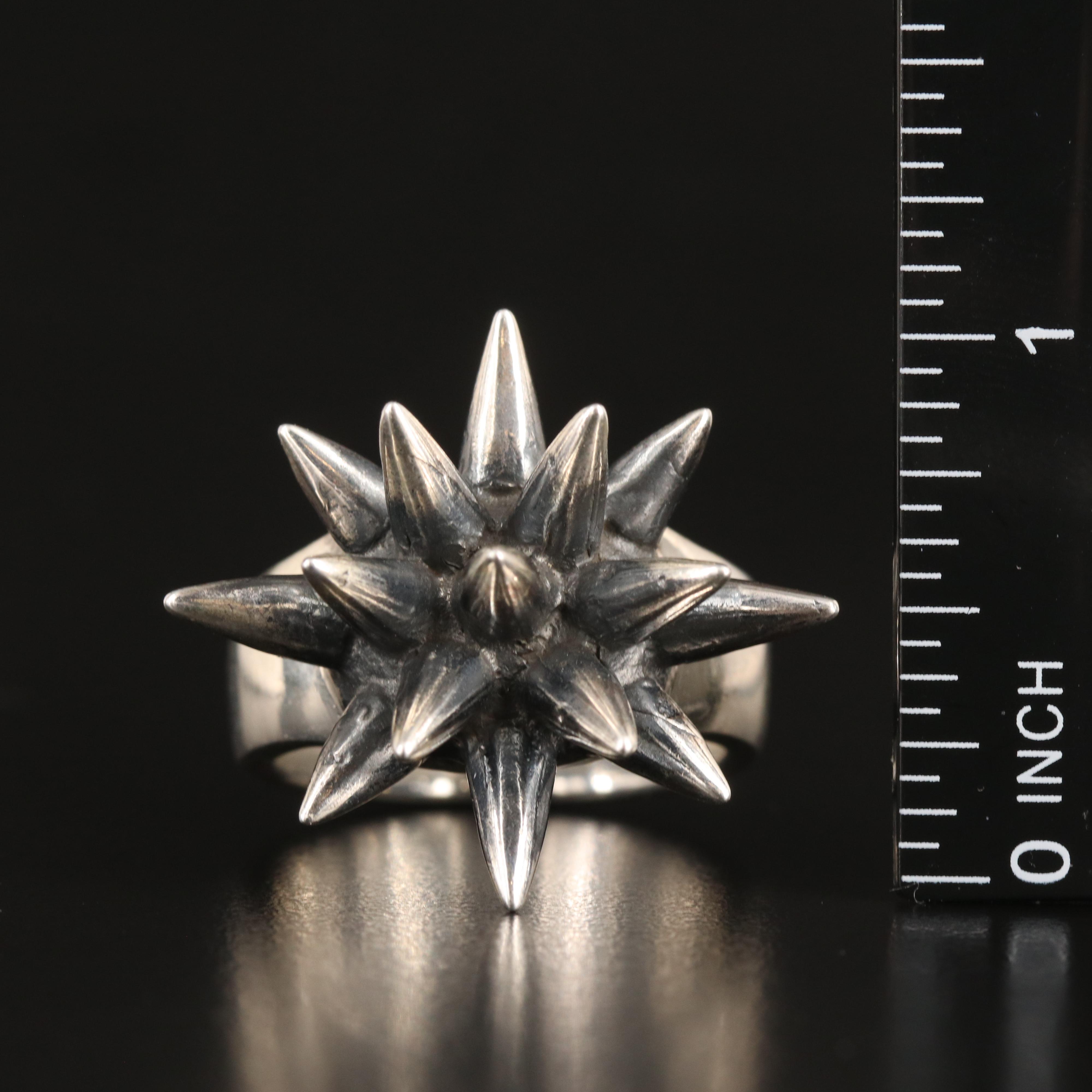 Sterling Spiked Ring | EBTH