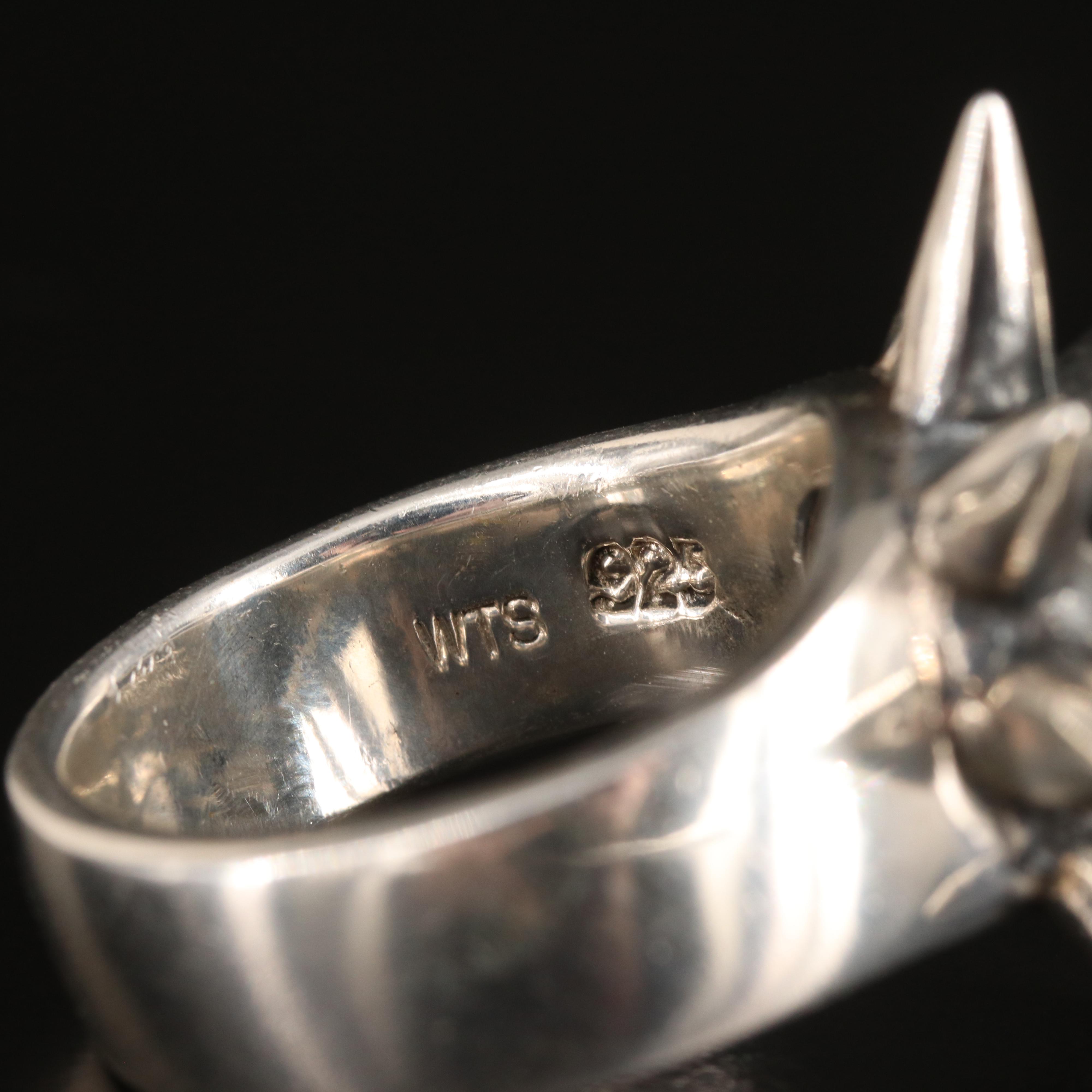 Sterling Spiked Ring | EBTH