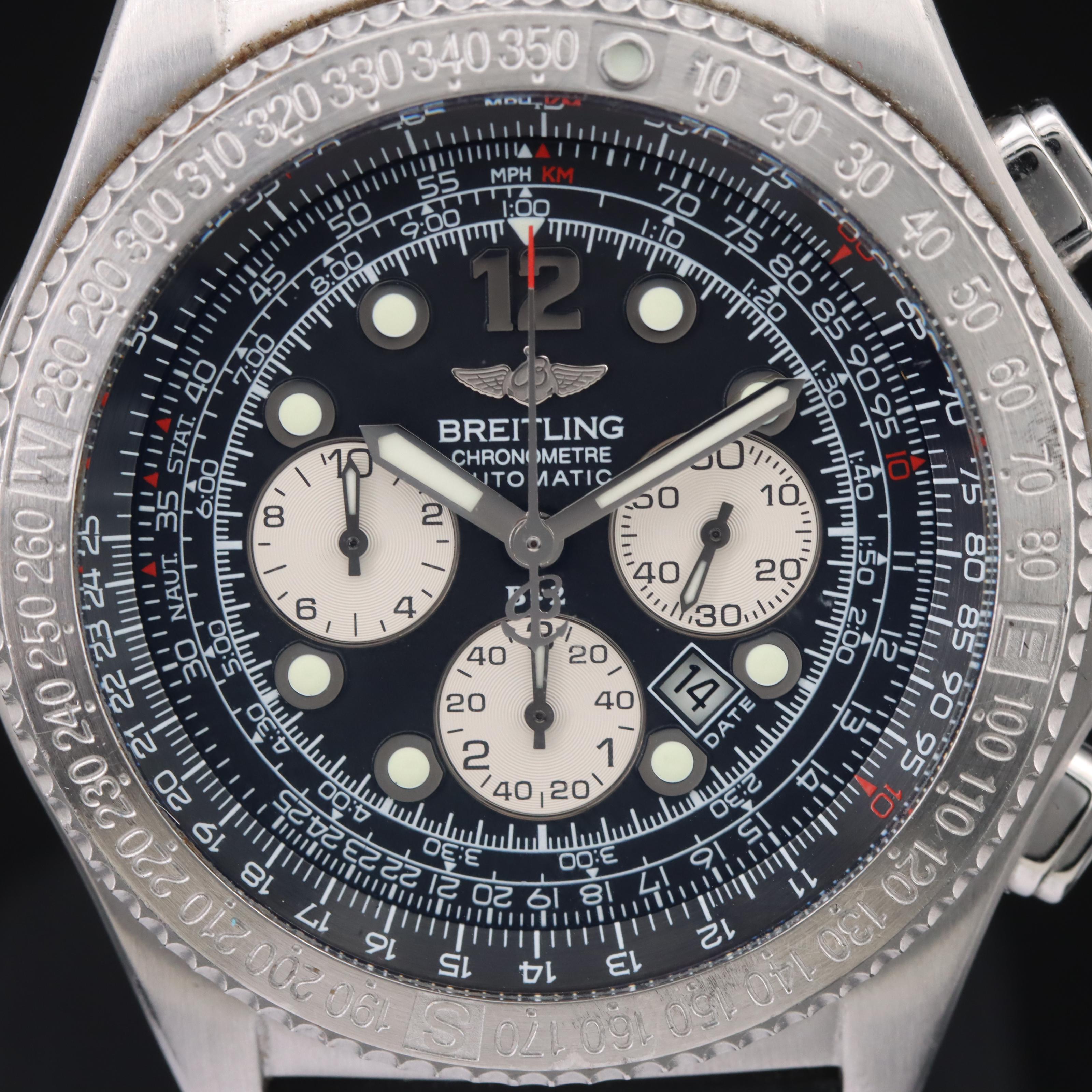 Breitling B-2 Chronograph Black Dial 44mm Automatic | EBTH