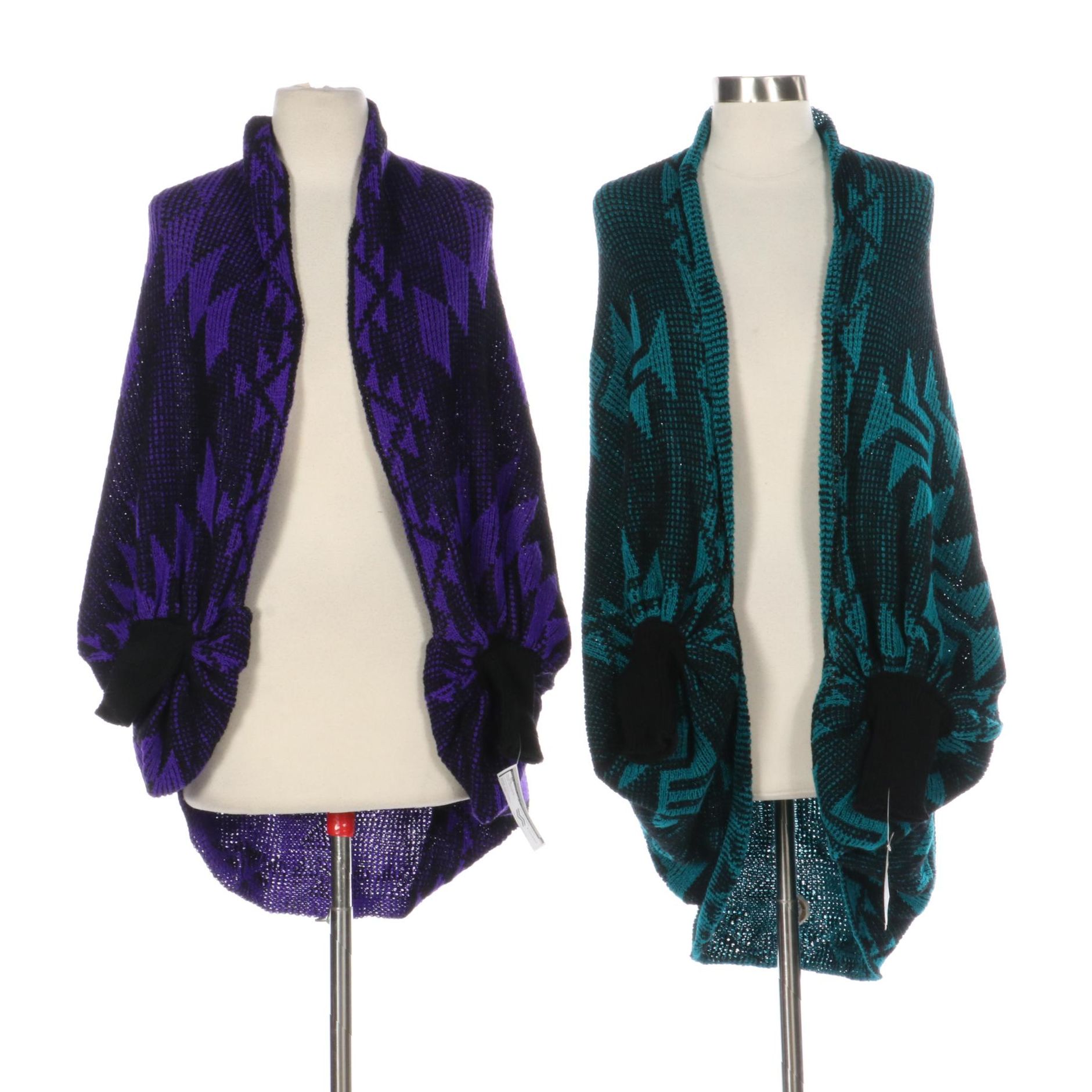 Native American Hand-Loomed Knit Shrugs | EBTH