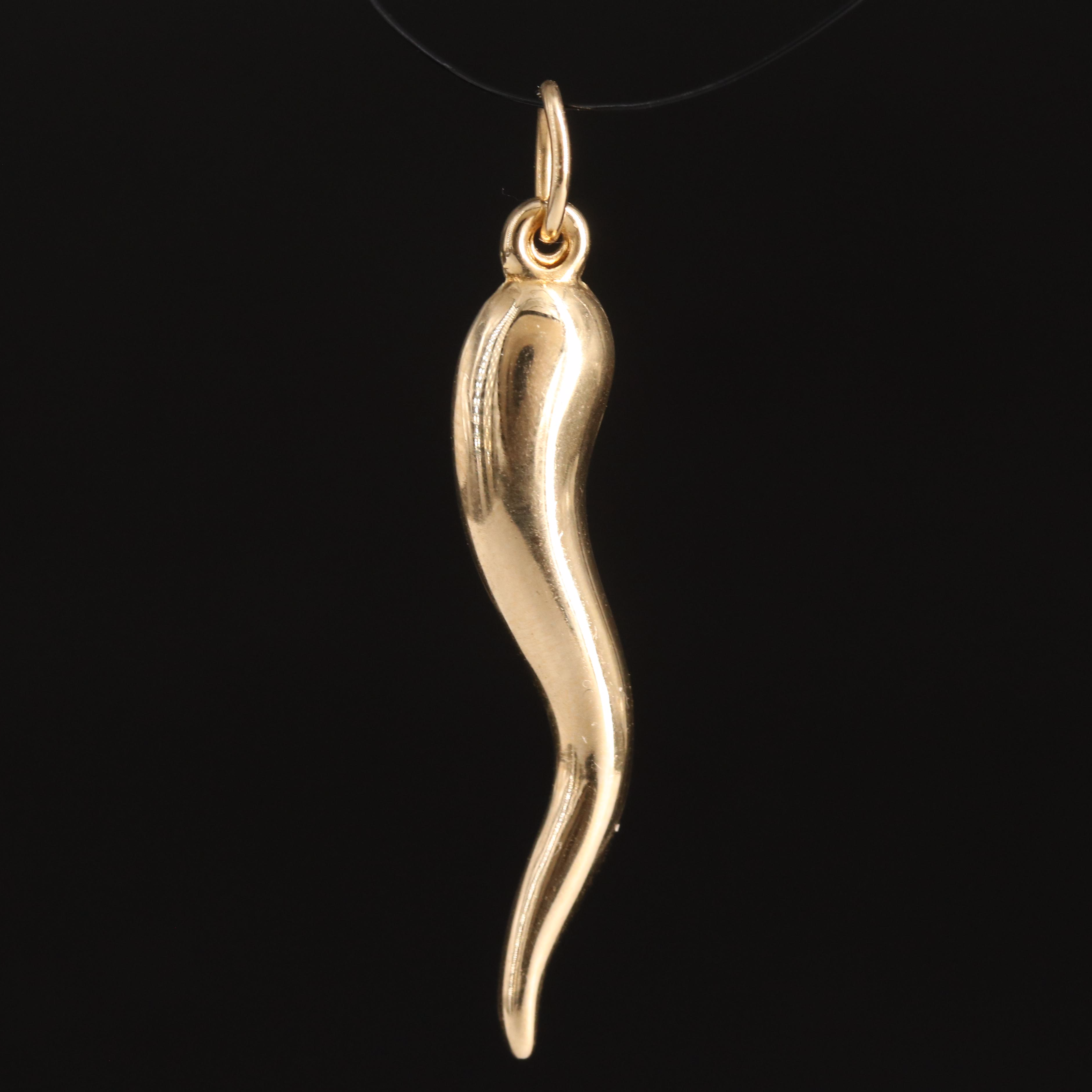 14K Cornicello Pendant | EBTH