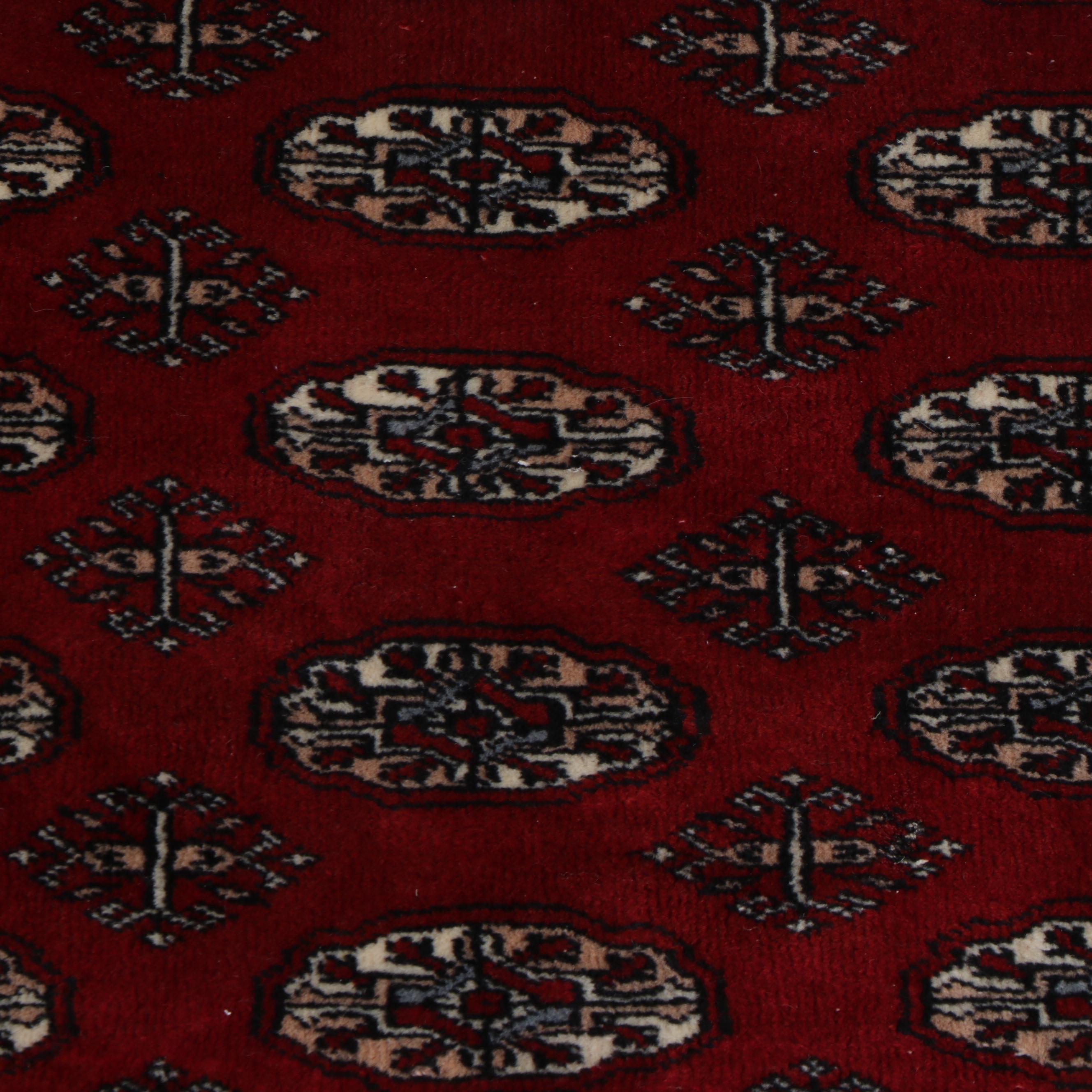 3'7 x 6' Hand-Knotted Pakistani Bokhara Area Rug | EBTH