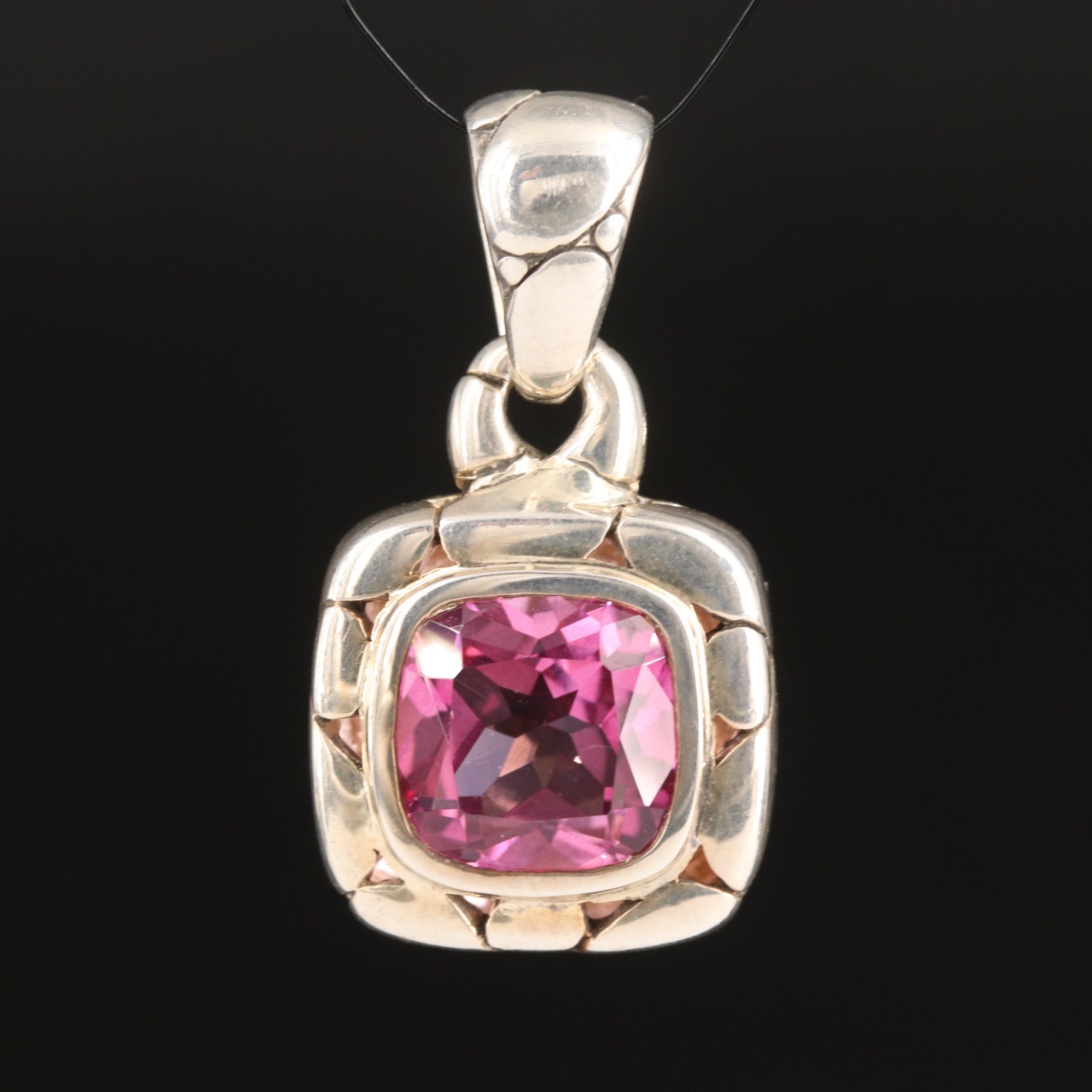 John Hardy "Batu Kali" Sterling Topaz Pendant | EBTH