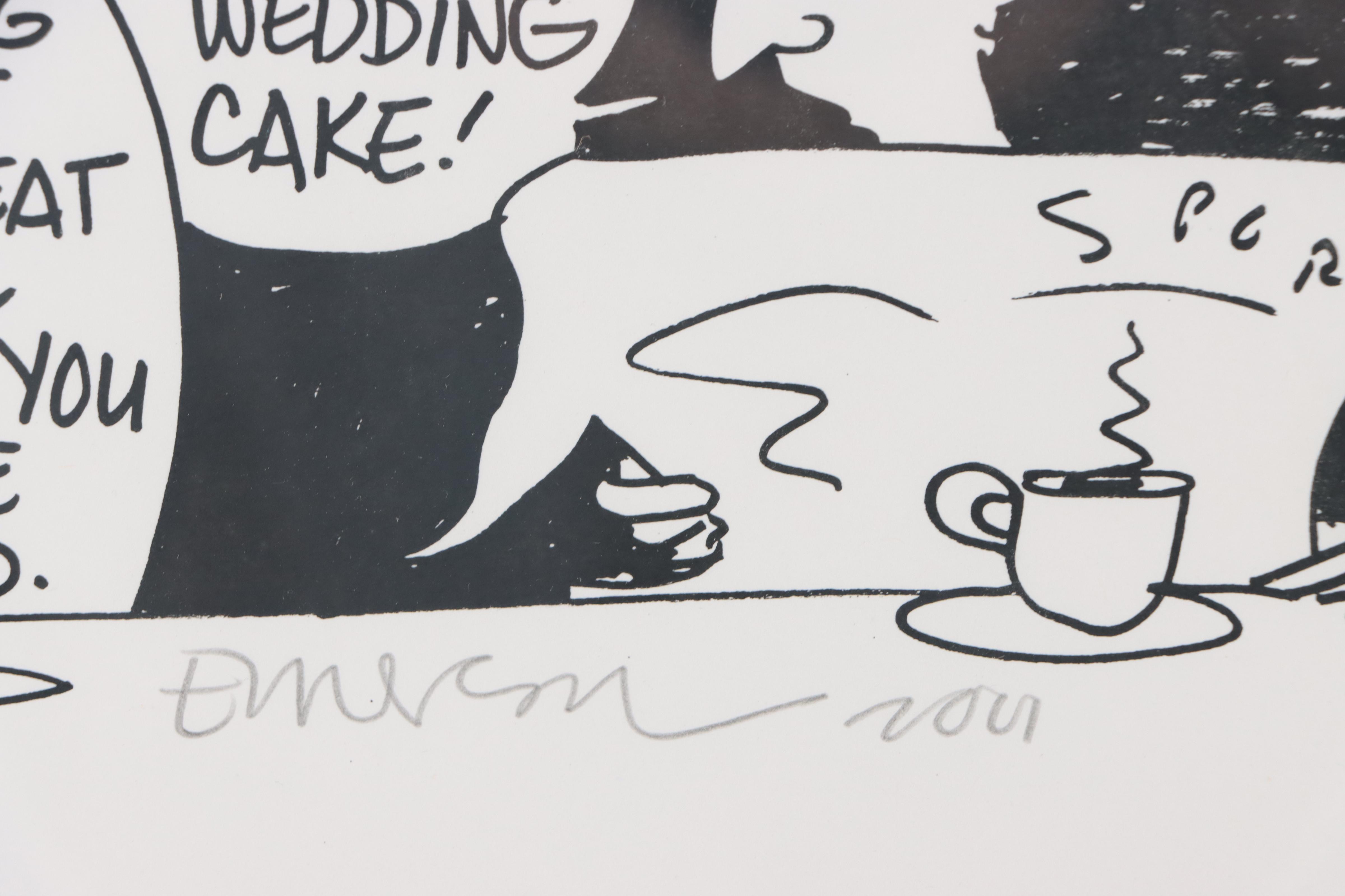 Emerson Quillin Cartoon Ink Drawings and Lithographs | EBTH