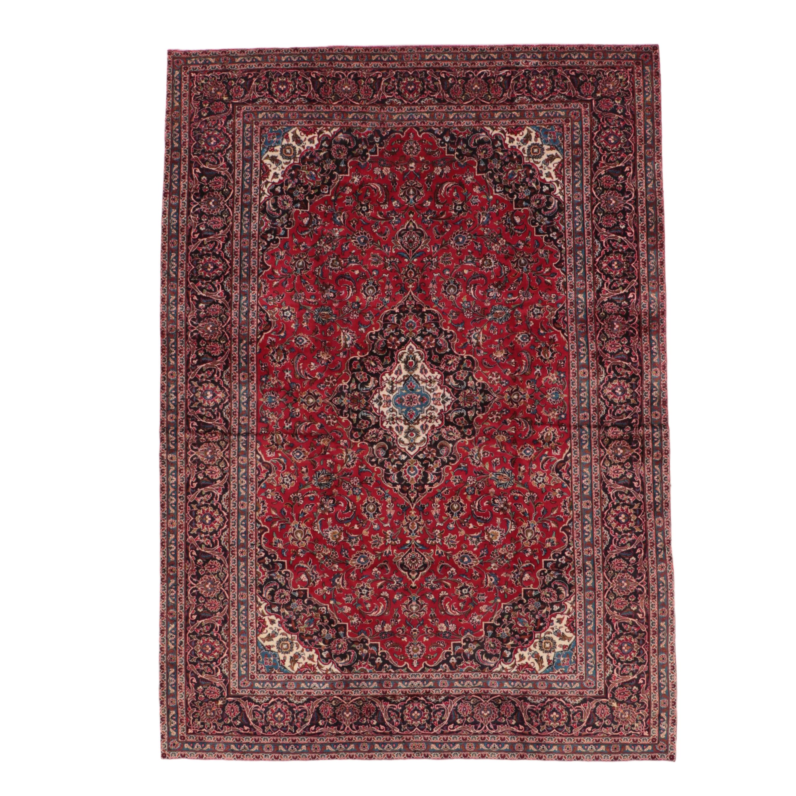 Unique and Unusual Silk Tabatabai Area Rug | EBTH