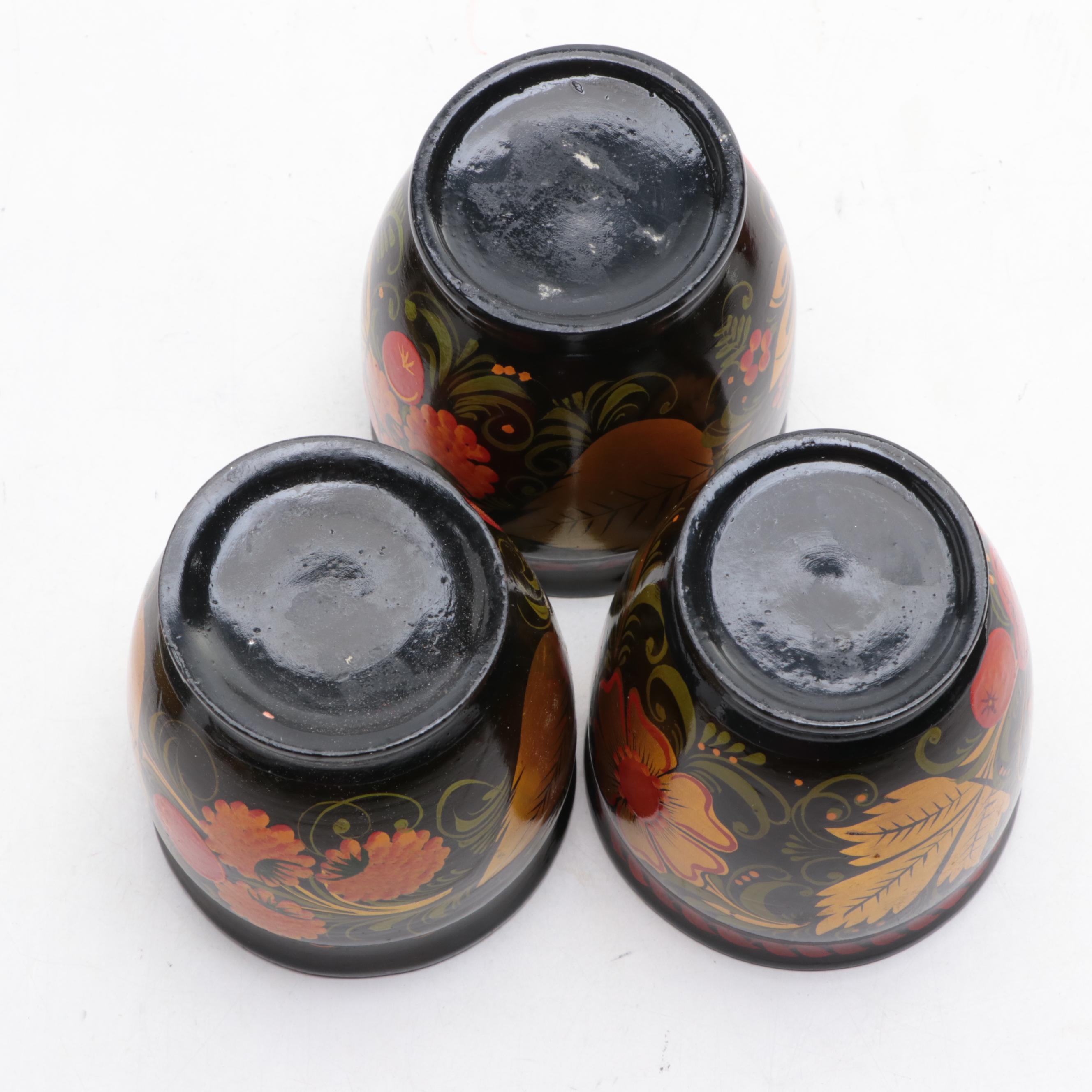 Russian Khokhloma Lacquerware Bowls and Tableware | EBTH